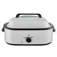 KFFKFF Electric Roaster Oven 22QT Turkey Roaster Oven with Self-Basting ...