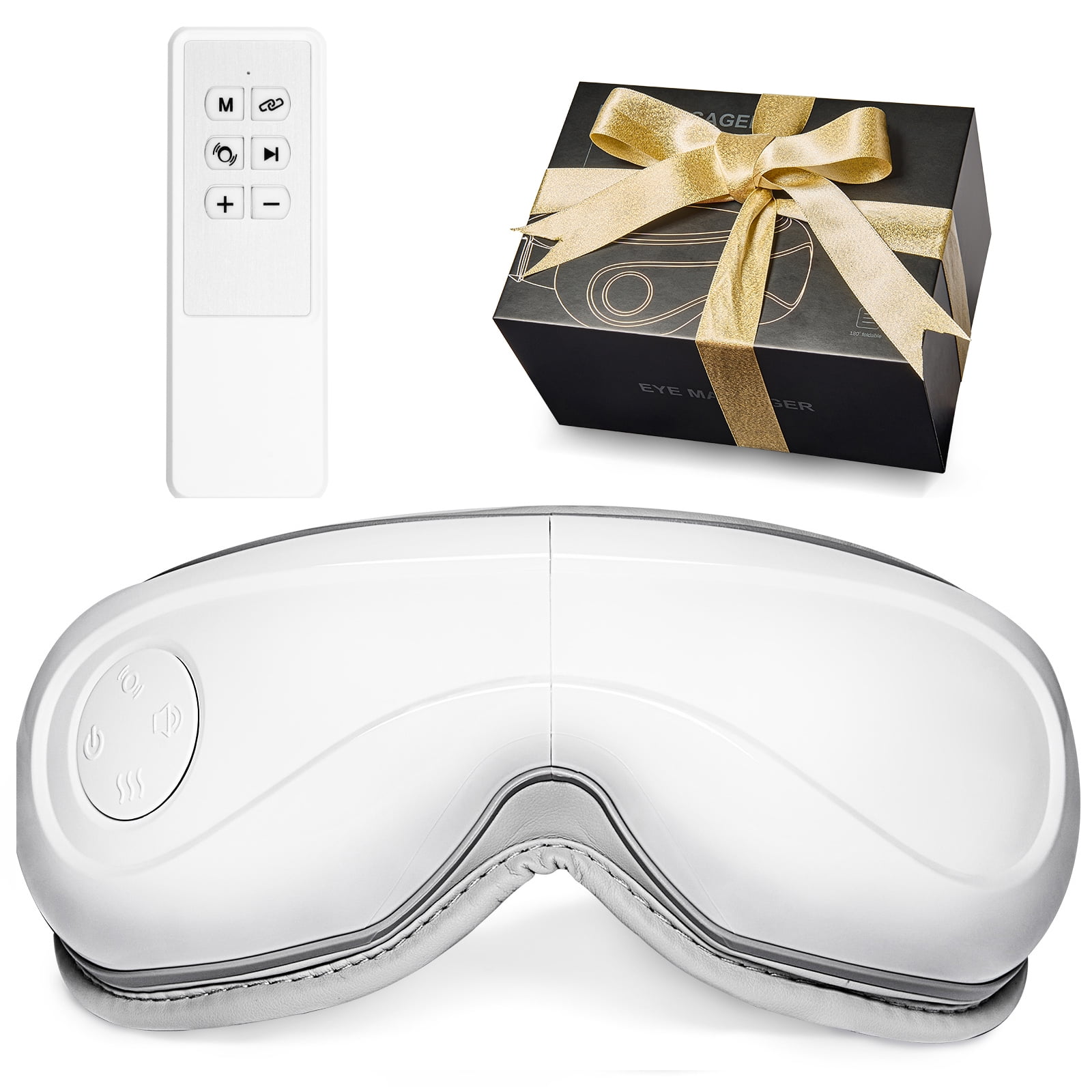 SKYSHALO Eye Soother with Warmth Control & Remote, Heat Therapy Eye ...