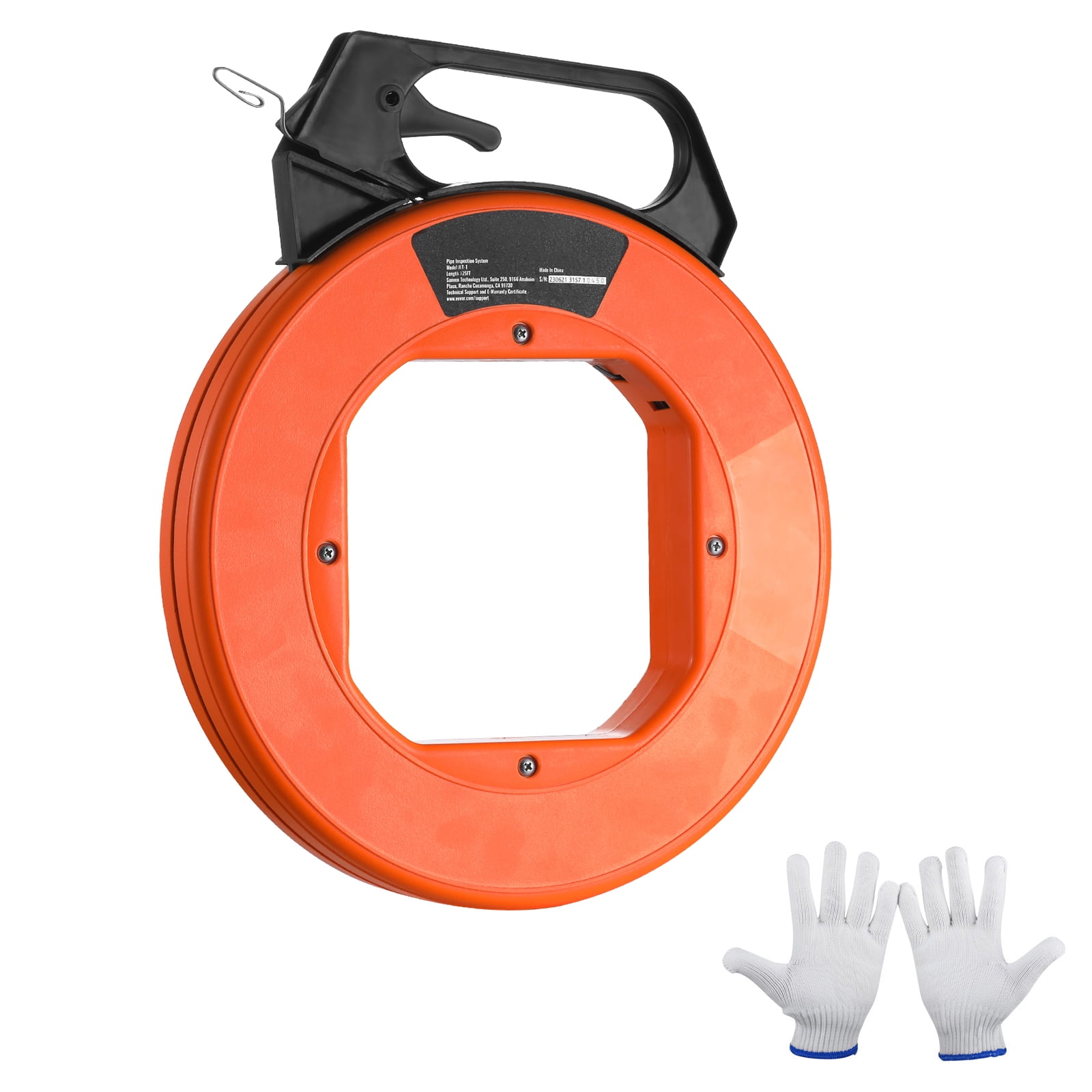 SKYSHALO Fish Tape Wire Cable Line Puller 240ft 1/8 in Steel with High ...