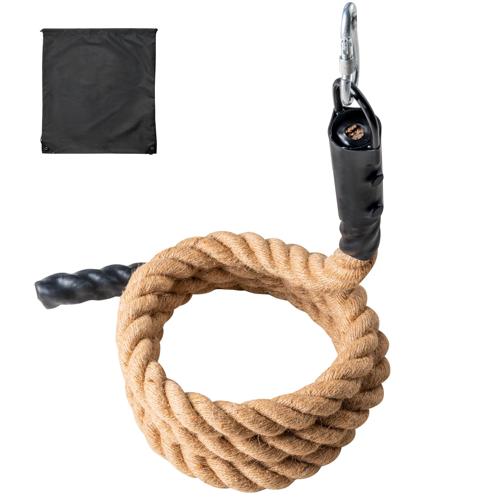 KFFKFF Fitness Climbing Rope, 1.5" Width, 10 ft Long, Exercise Rope for ...