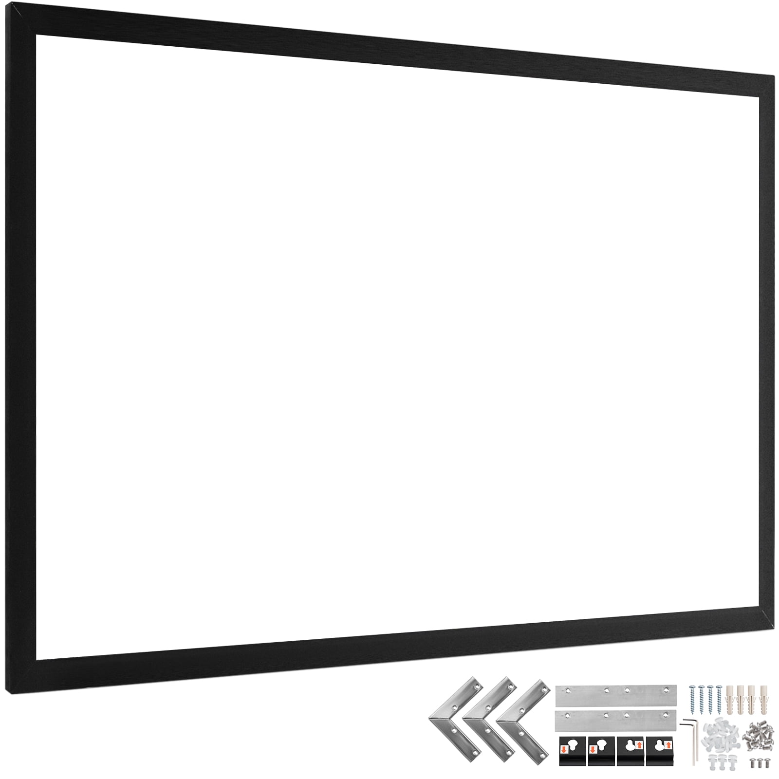 KFFKFF Fixed-Frame Projector Screen, 100-Inch Diagonal, 16:9 Aspect ...