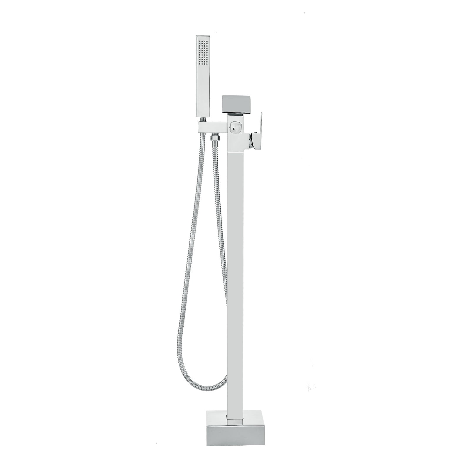 KFFKFF Freestanding Bathtub Faucet Floor Standing Bathroom Two Modes ...
