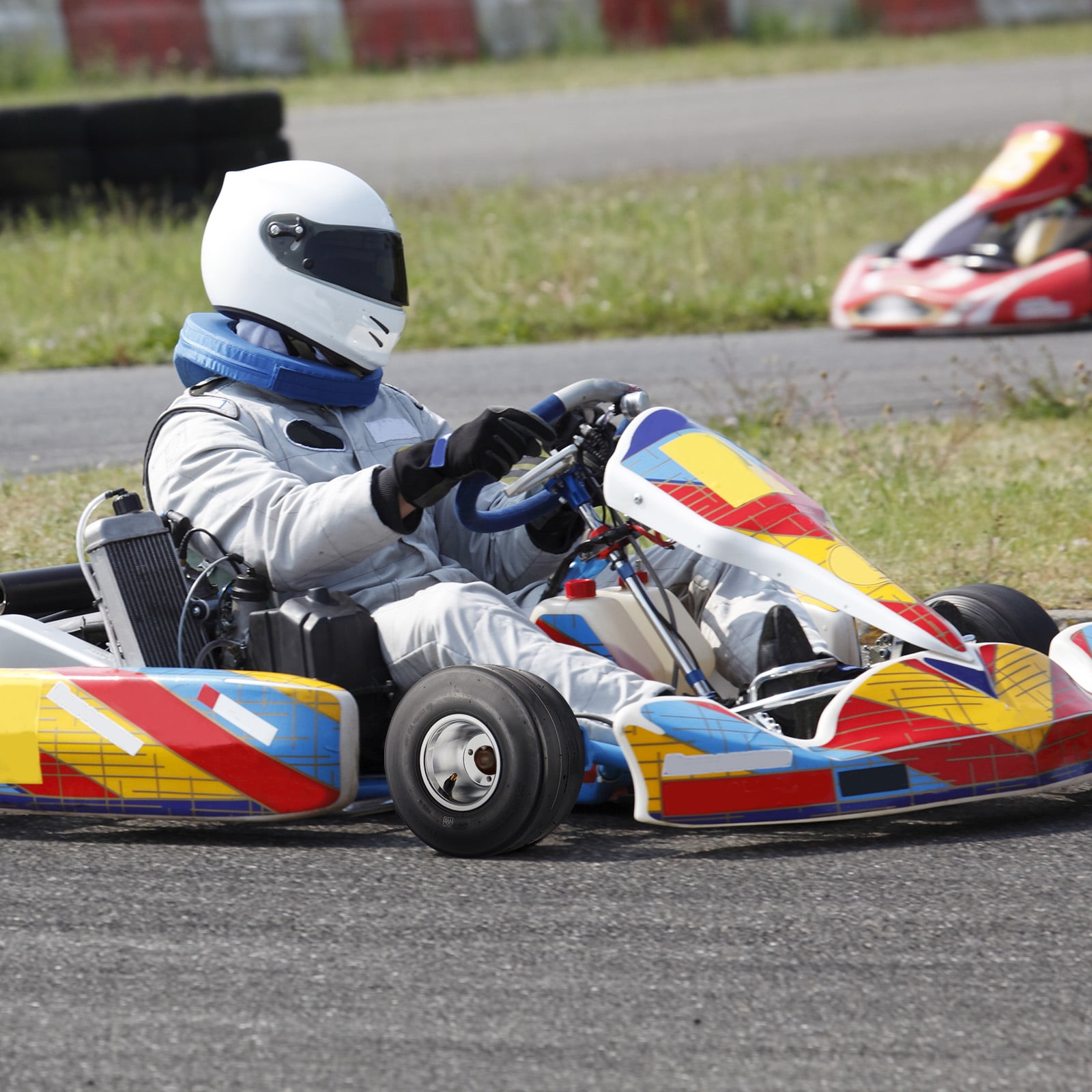 Free Shipping! SKYSHALO Go Kart Tires and Rims 11x6-5" Go Kart Wheels 2 ...