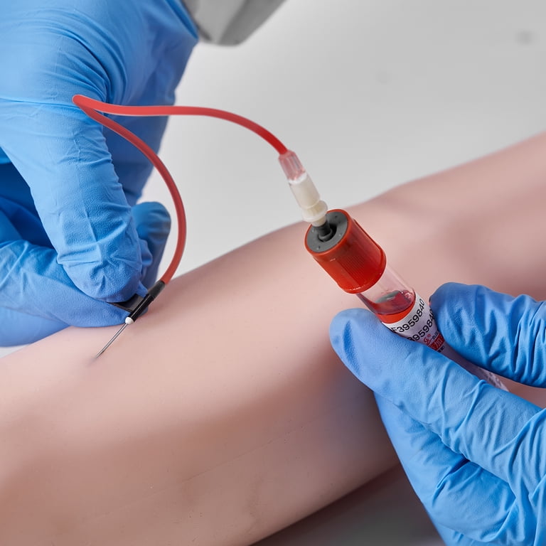 Blood Draw Practice Kit IV Practice Arm, Phlebotomy And Venipuncture ...