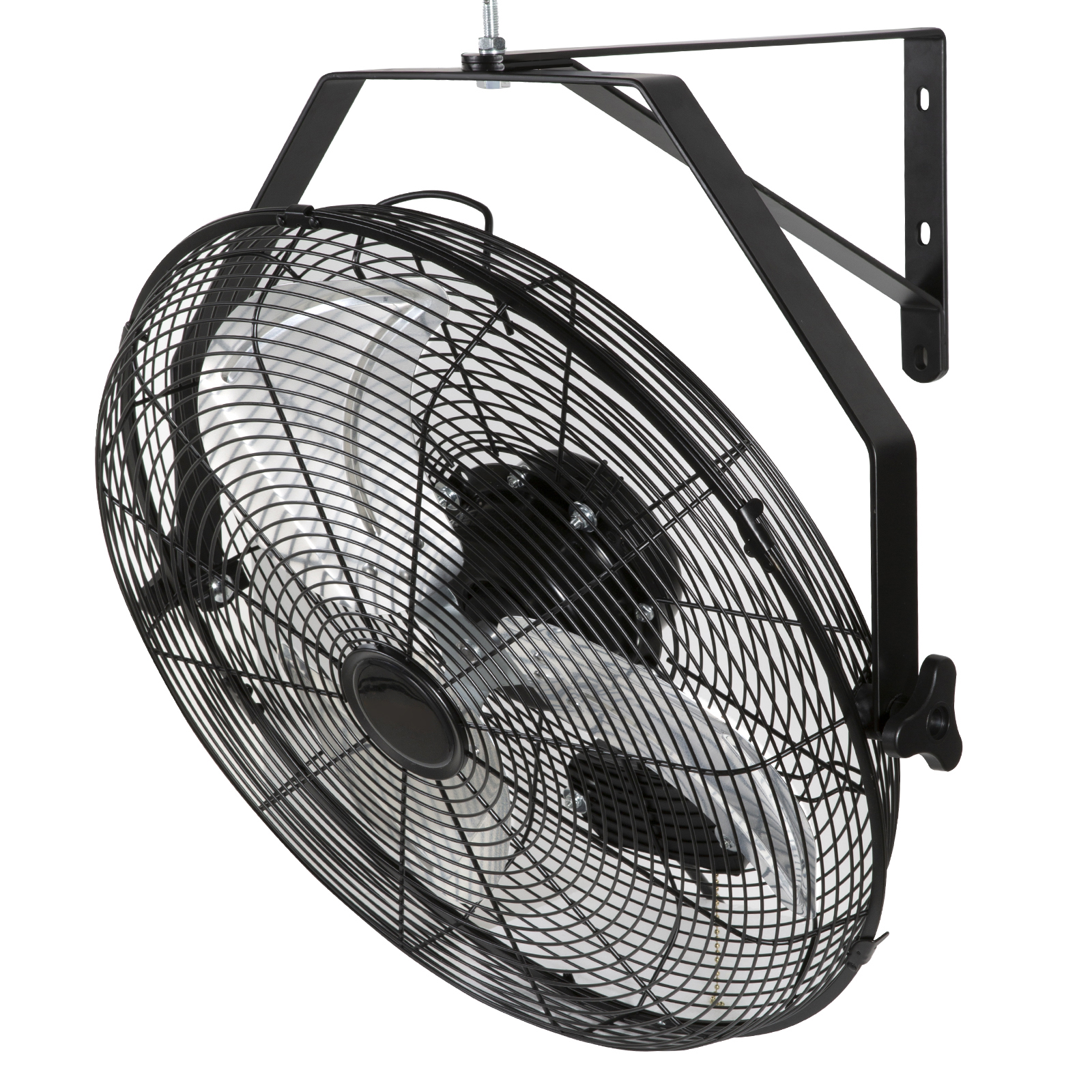 Garrison 3-Speed Industrial Oscillating Wall Mount Fan, 24 In., 7,700 ...