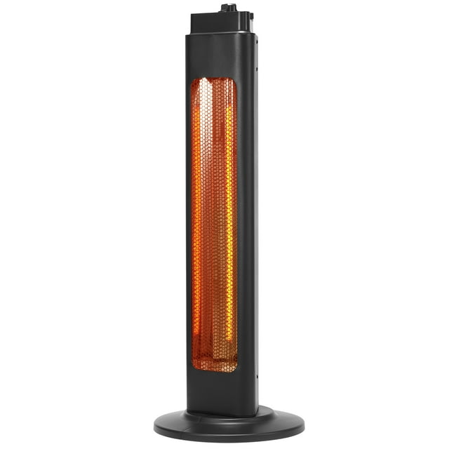 KFFKFF Infrared Heater, 1500W Electric Oscillating Space Heater, with ...