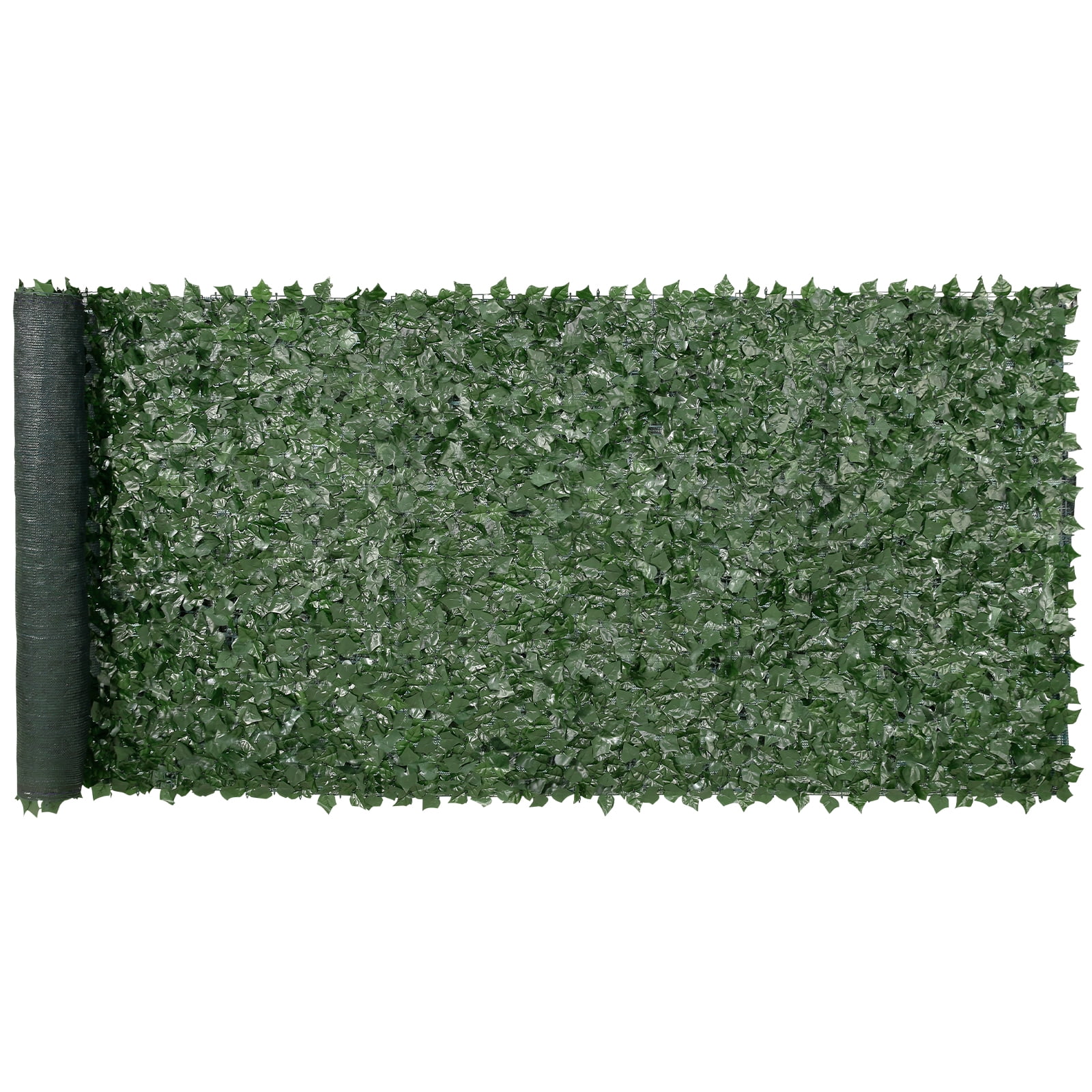 SKYSHALO Ivy Privacy Screen, 59 x 158in Synthetic Green Wall, Mesh ...