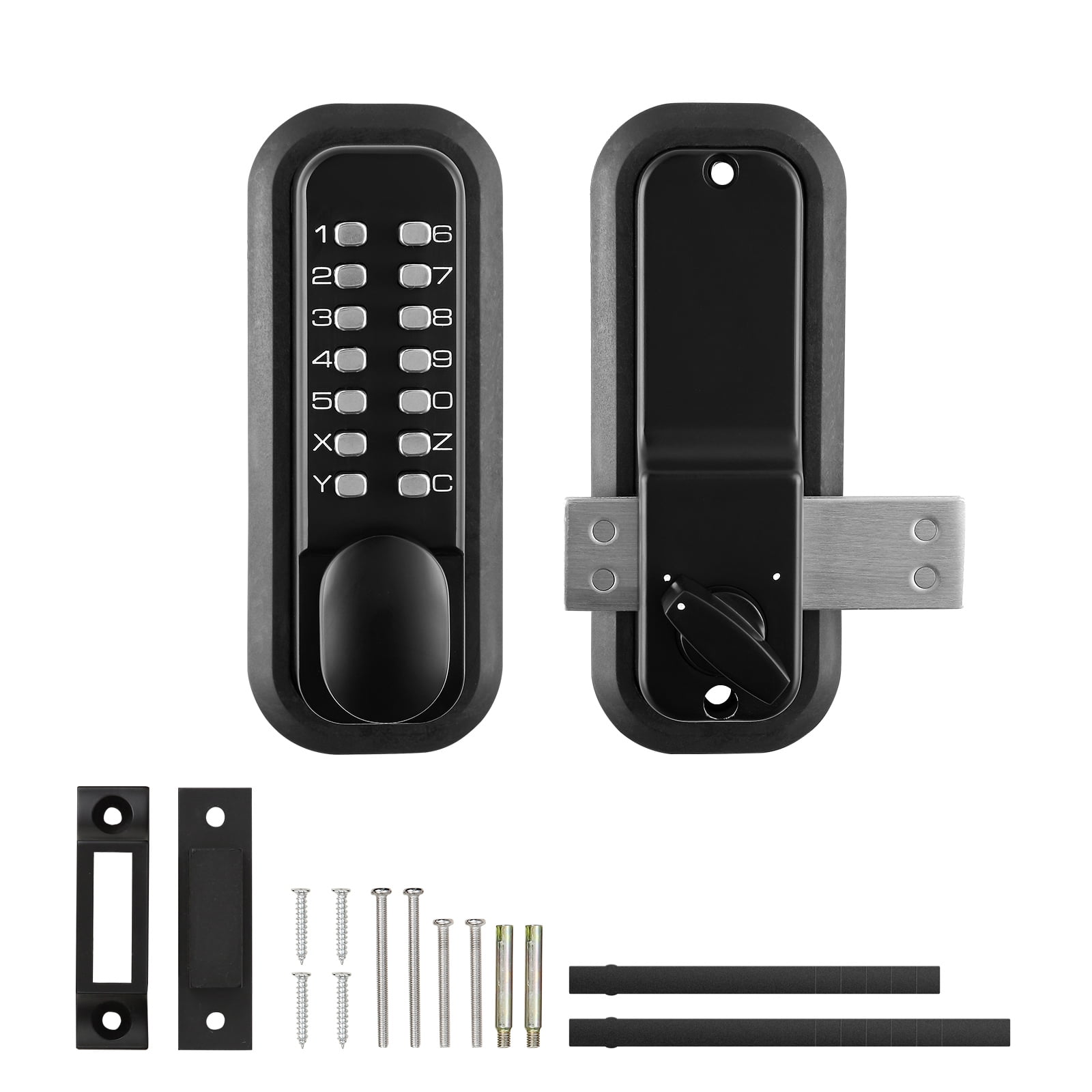 Free Shipping! SKYSHALO Keyless Mechanical Door Lock, 14-Key Code ...