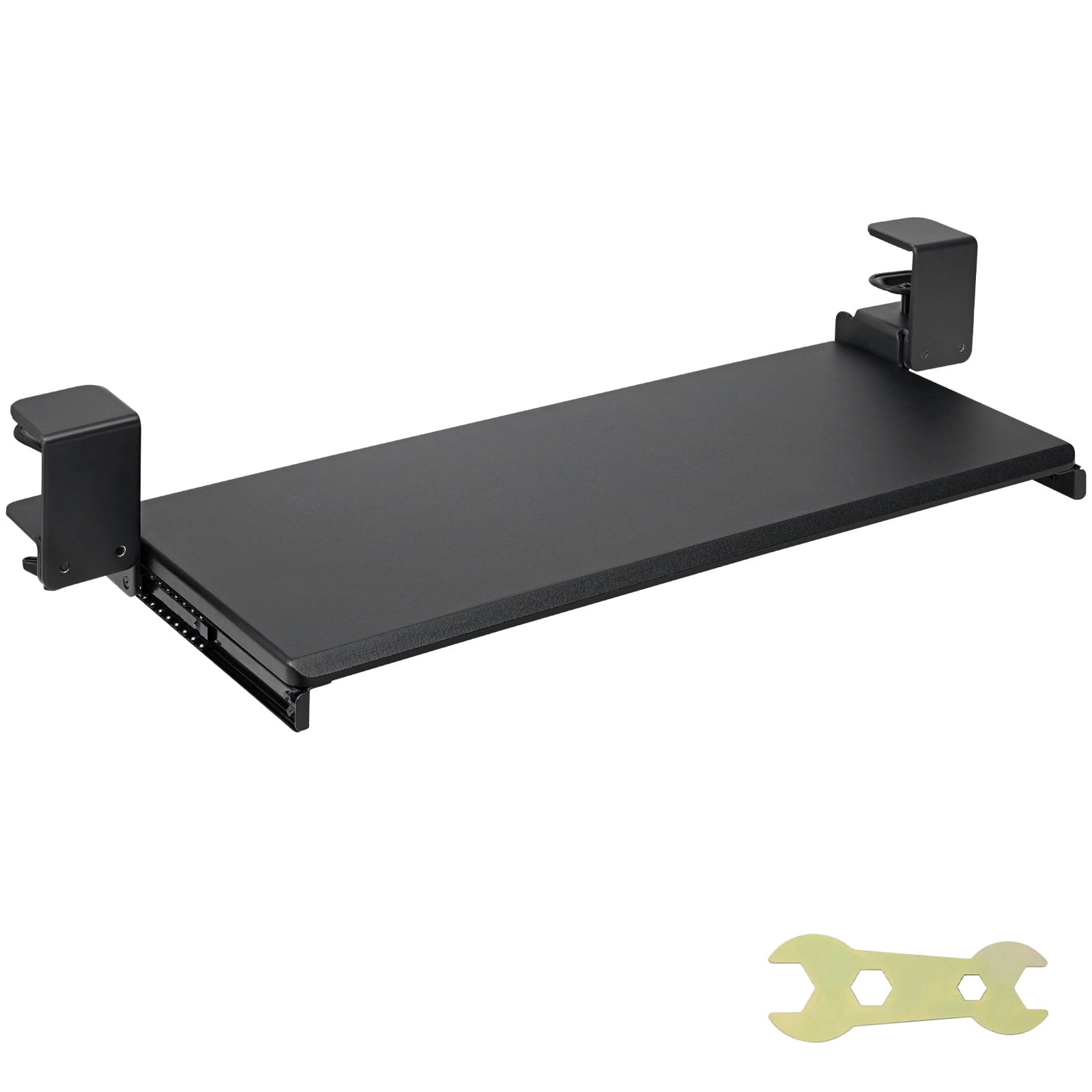 KFFKFF Large 26.8 x 11 inch Slide-out Computer Drawer for Typing in ...
