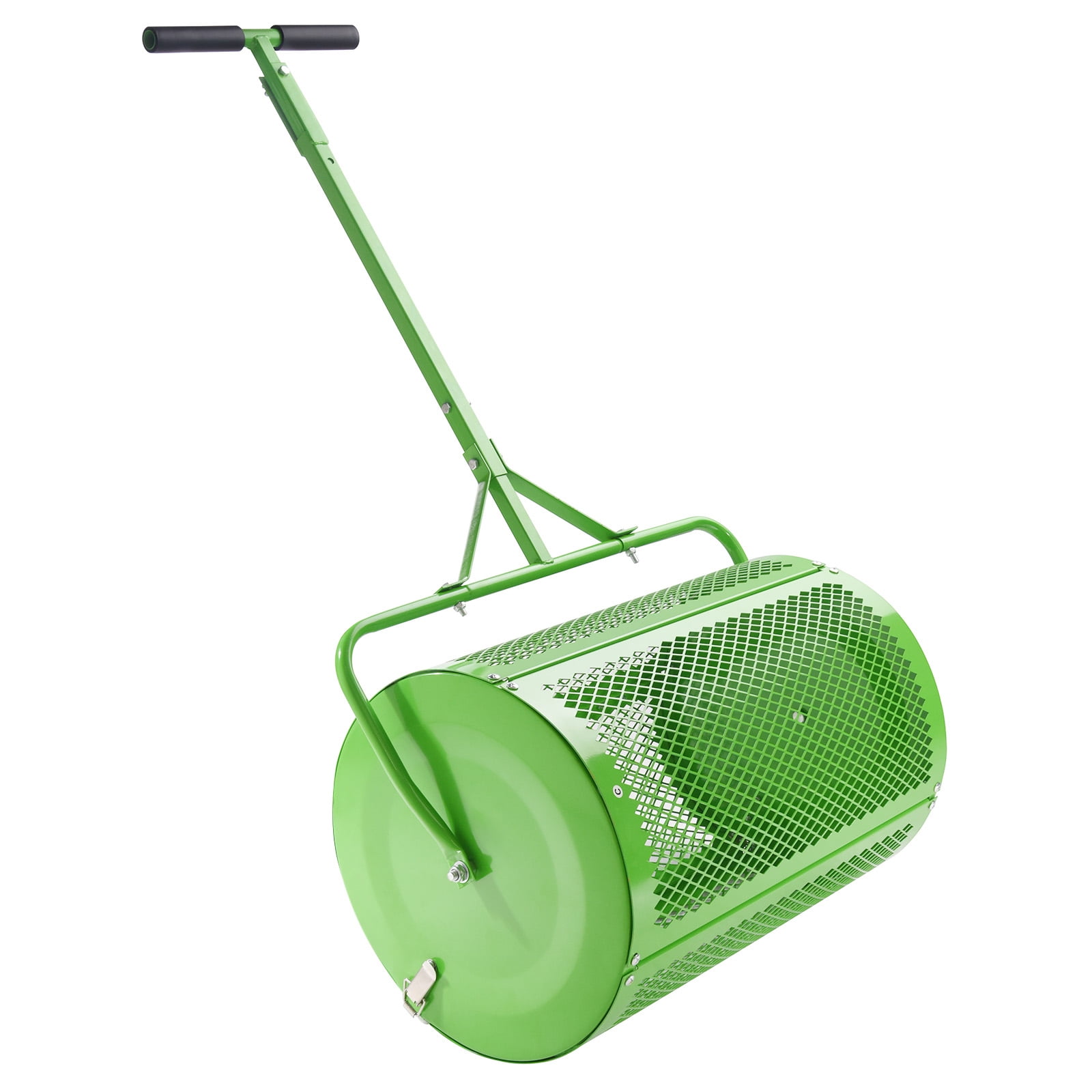 KFFKFF Lawn Spreader, 24" Dual-Use Push or Tow-Behind, with Adjustable ...
