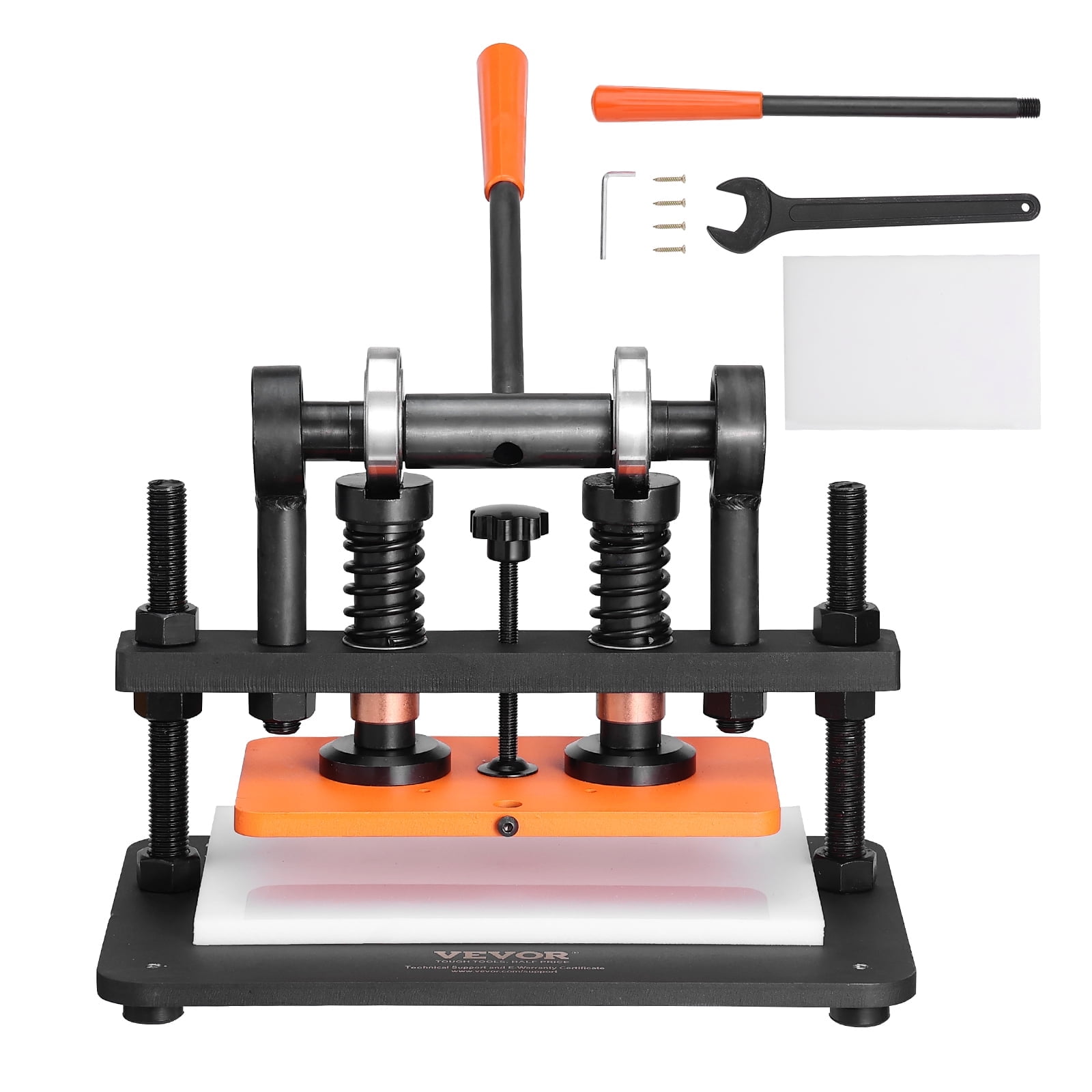 SKYSHALO Leather Cutting Machine, 10.2" x 5.9" Embossing Plate Manual ...