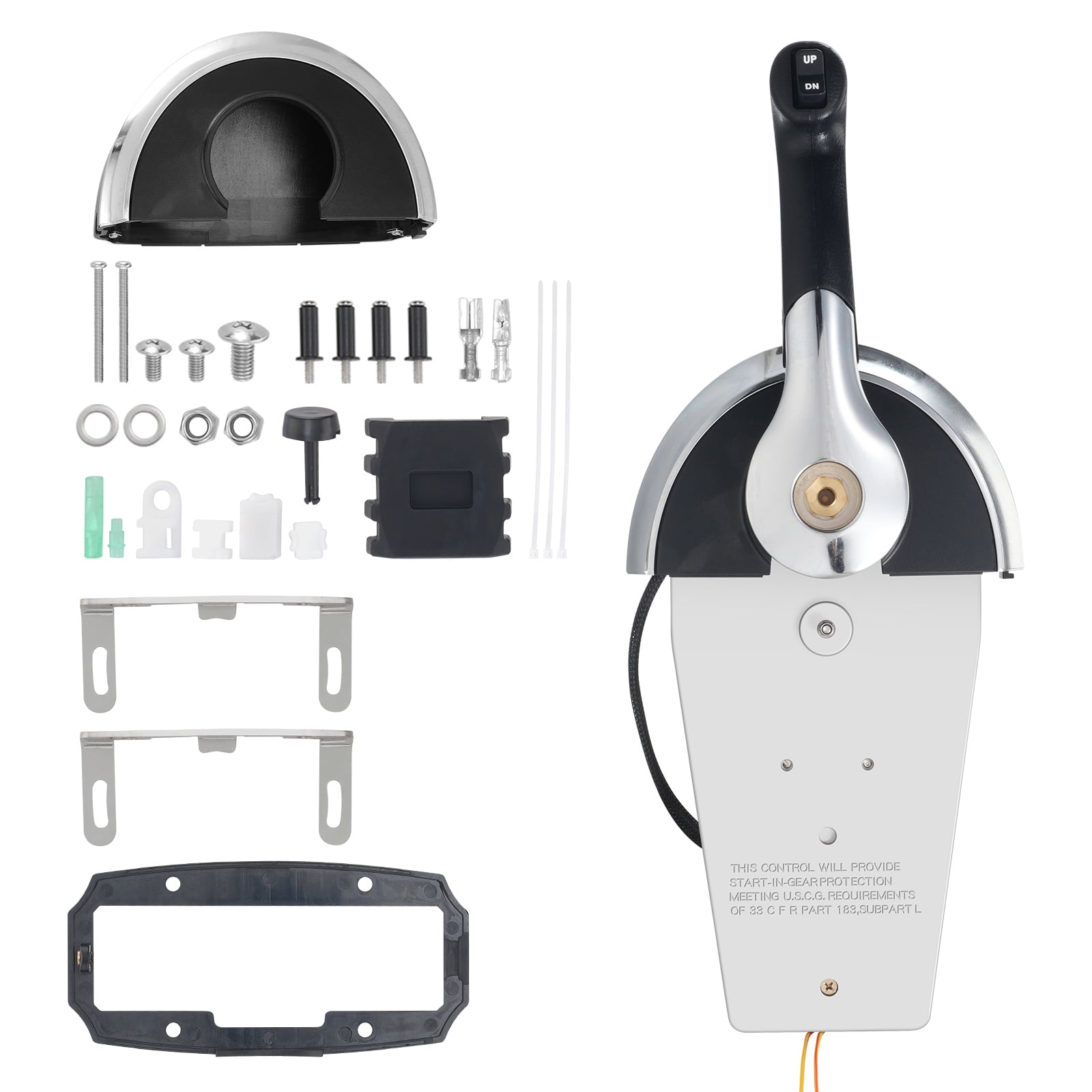 KFFKFF Marine Gear Shift, 8M0059686 Upper-Mount Outboard Control for ...