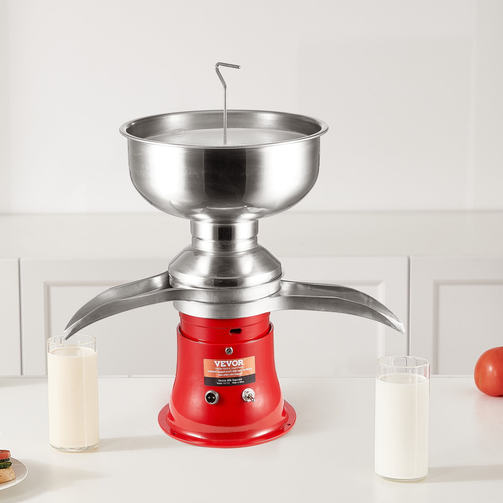 Free Shipping! SKYSHALO Milk Cream Centrifugal Separator Electric Cream ...