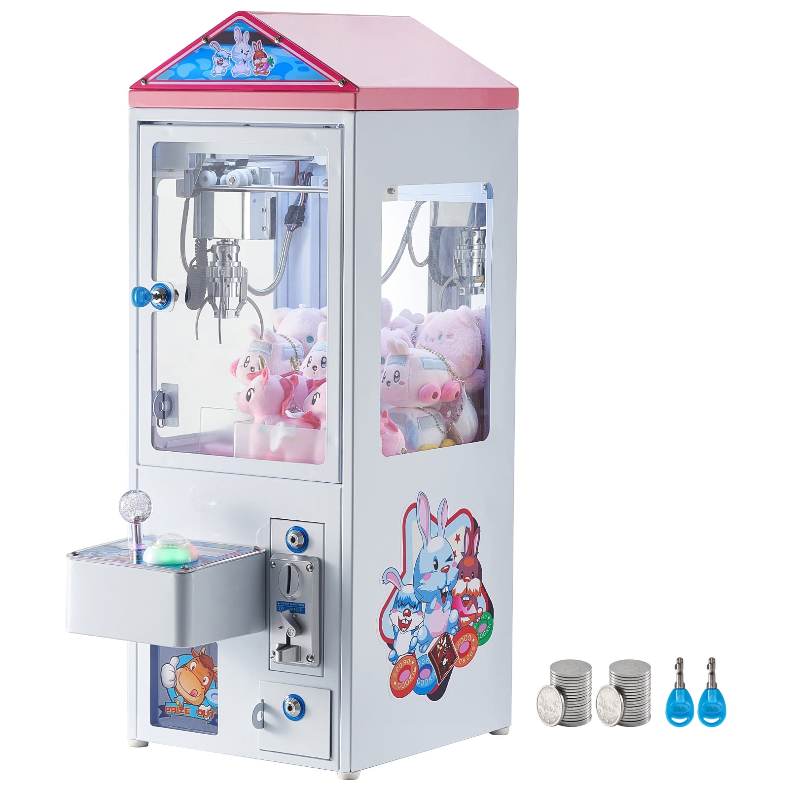 Brandclub - SKYSHALO Mini Claw Crane Machine 110V Metal Case Bar Candy ...