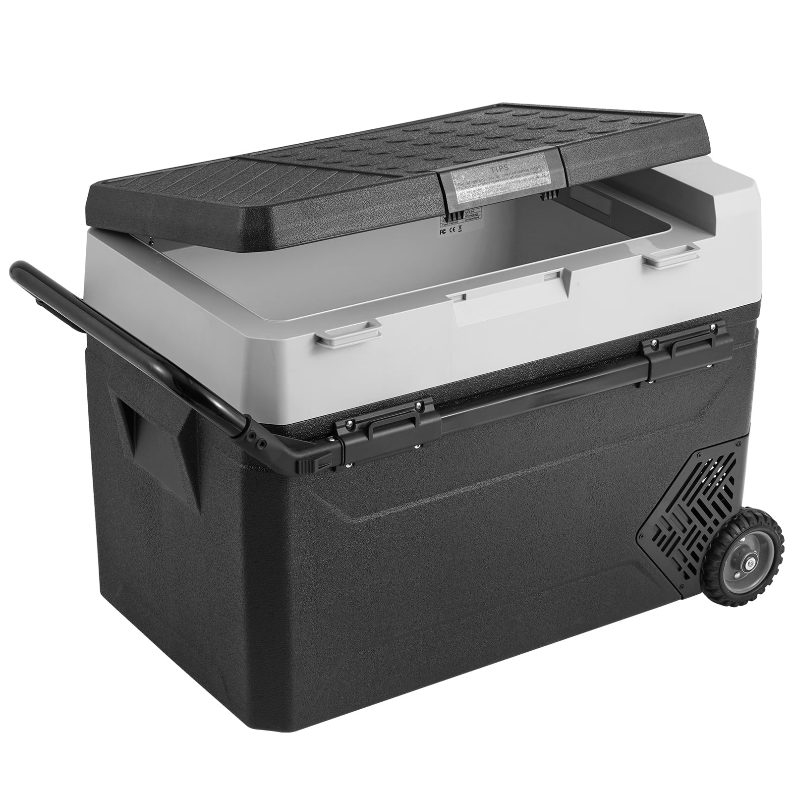 KFFKFF Mobile Auto Cooler, 12V Vehicle Cooler, 60L / 63.4 QT Solo Zone ...