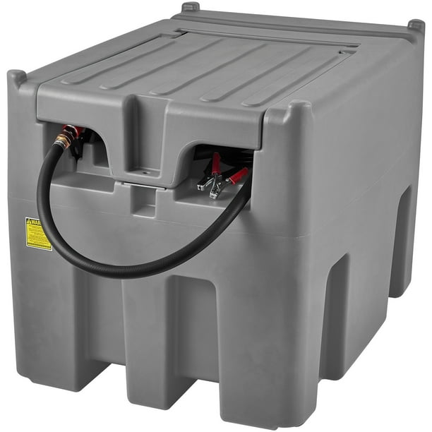 SKYSHALO Mobile Diesel Container, 116 Gal & 10 GPM, Includes 12V Pump ...