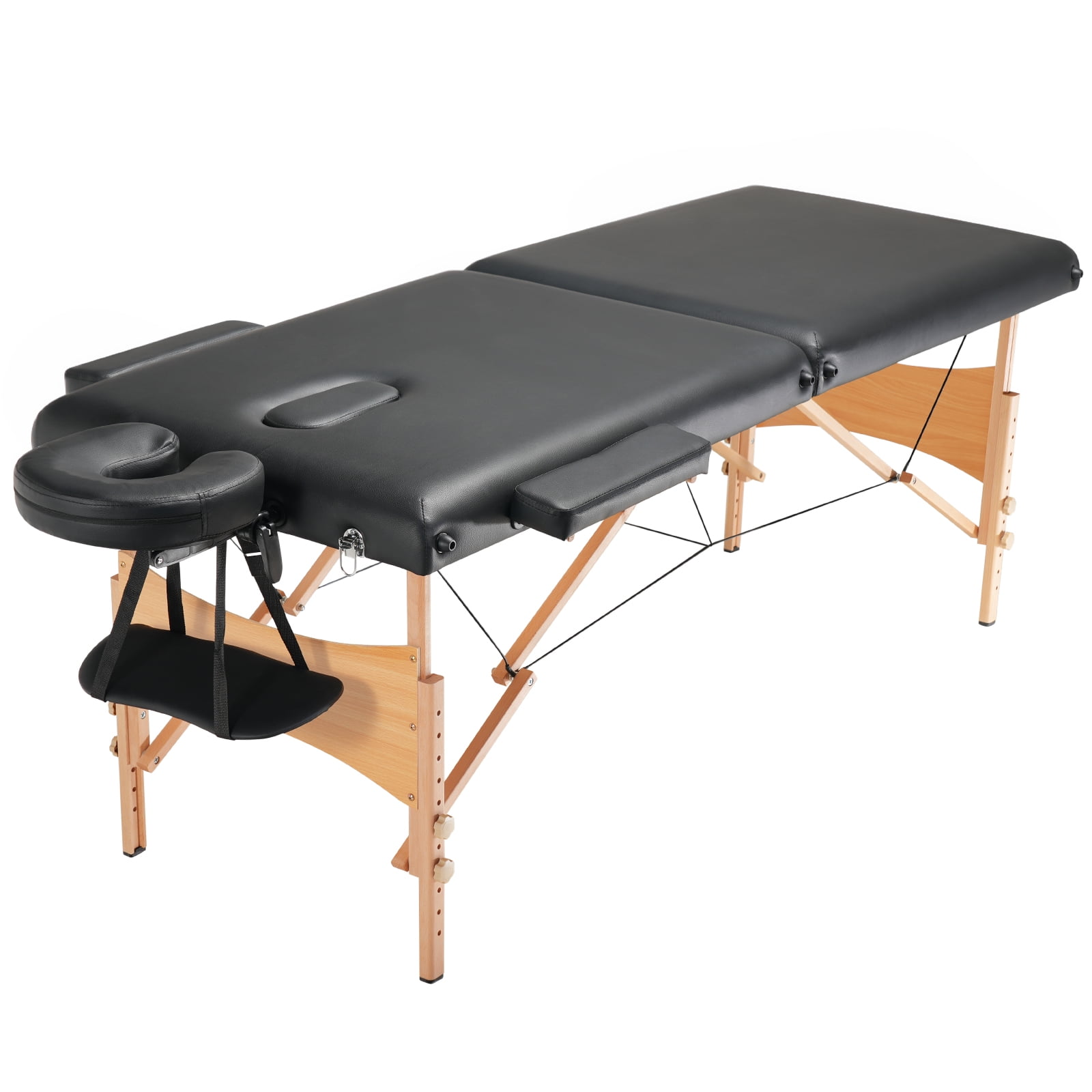 KFFKFF Massage Table 28" Width, Dual-Fold, Light Massage Table, 8 ...