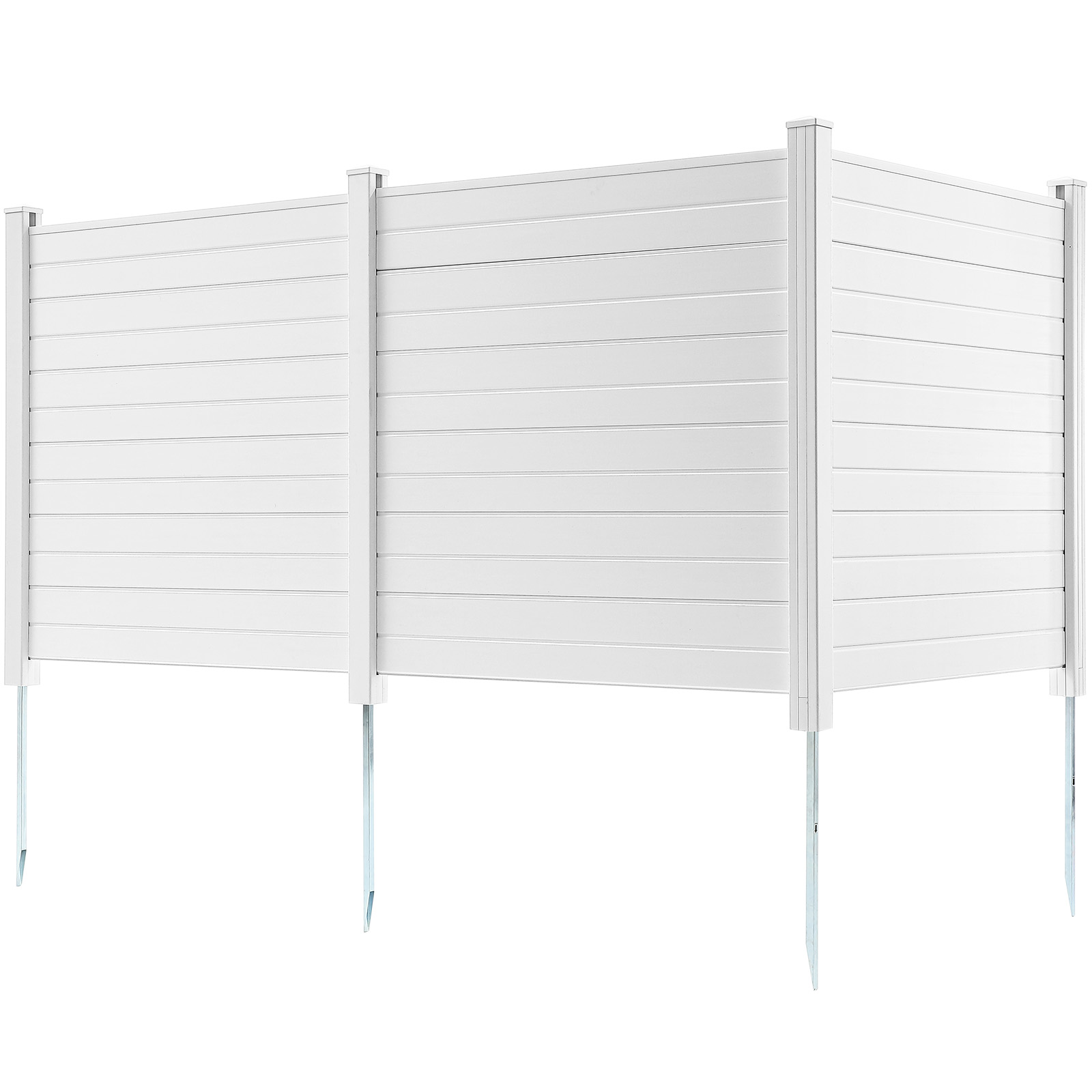 ABORON Privacy Screen Outdoor AC Privacy Fence, 36" W x 44" H Metal ...