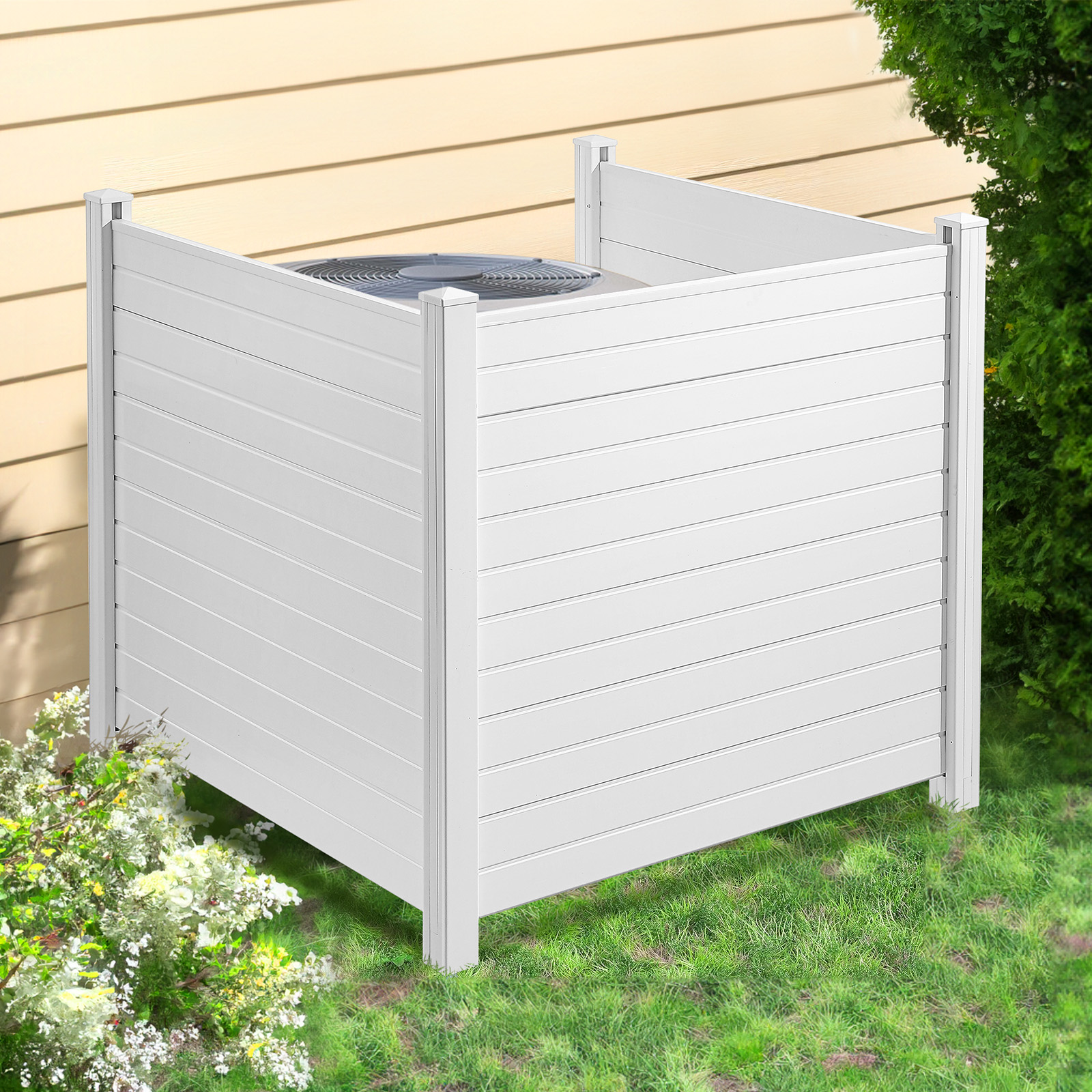 Mainstays 76"H Palm Metal Outdoor Privacy Screen - Walmart.com