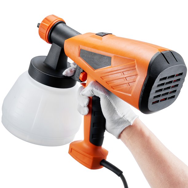SKYSHALO Paint Sprayer, 700W Eectric HVLP Spray Gun, Airless Paint Gun ...