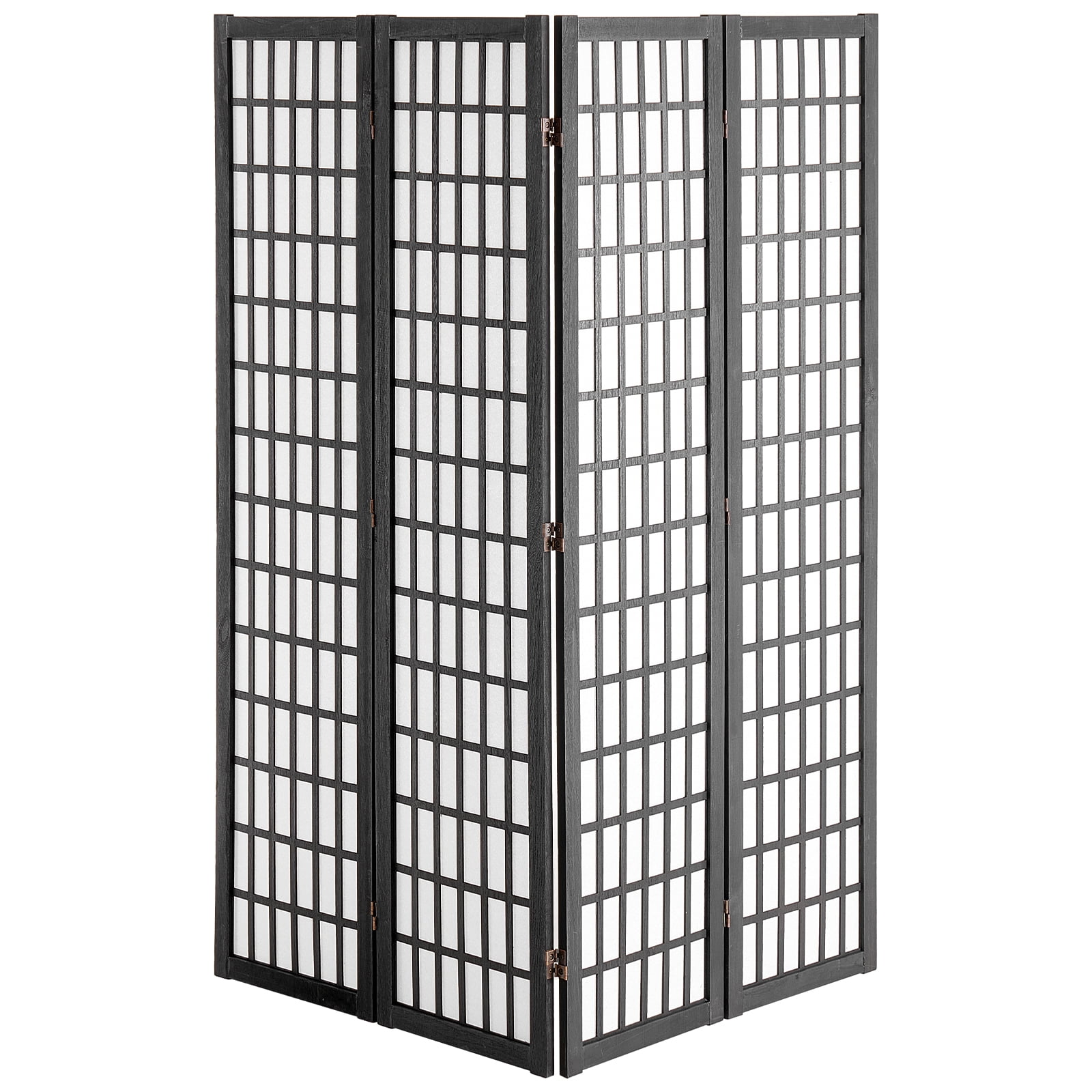 KFFKFF Partition Screen, Quadruple Panel Oriental Room Separator ...