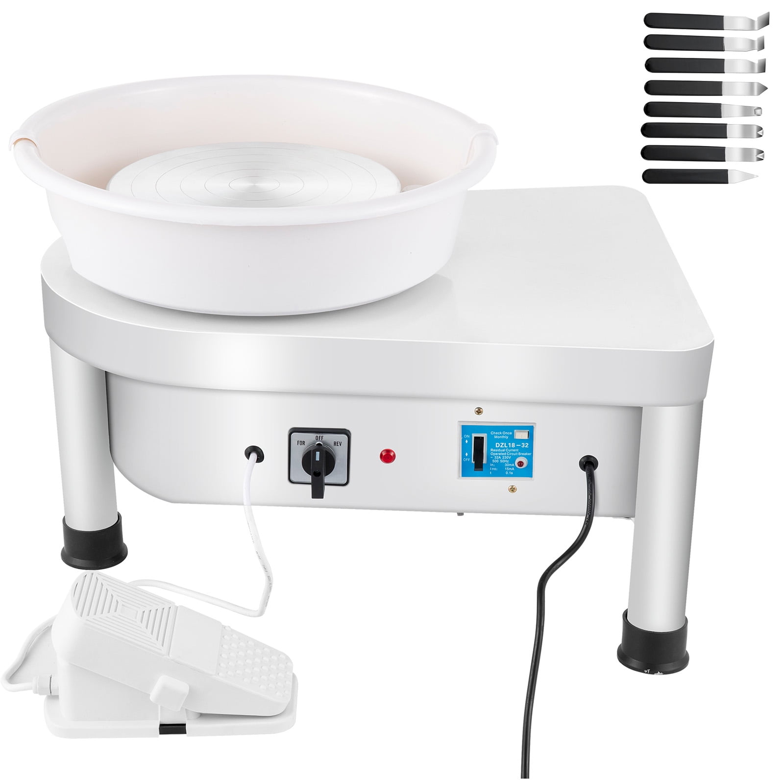 KFFKFF Pottery Wheel 25cm Pottery Forming Machine 280w Electric Wheel ...