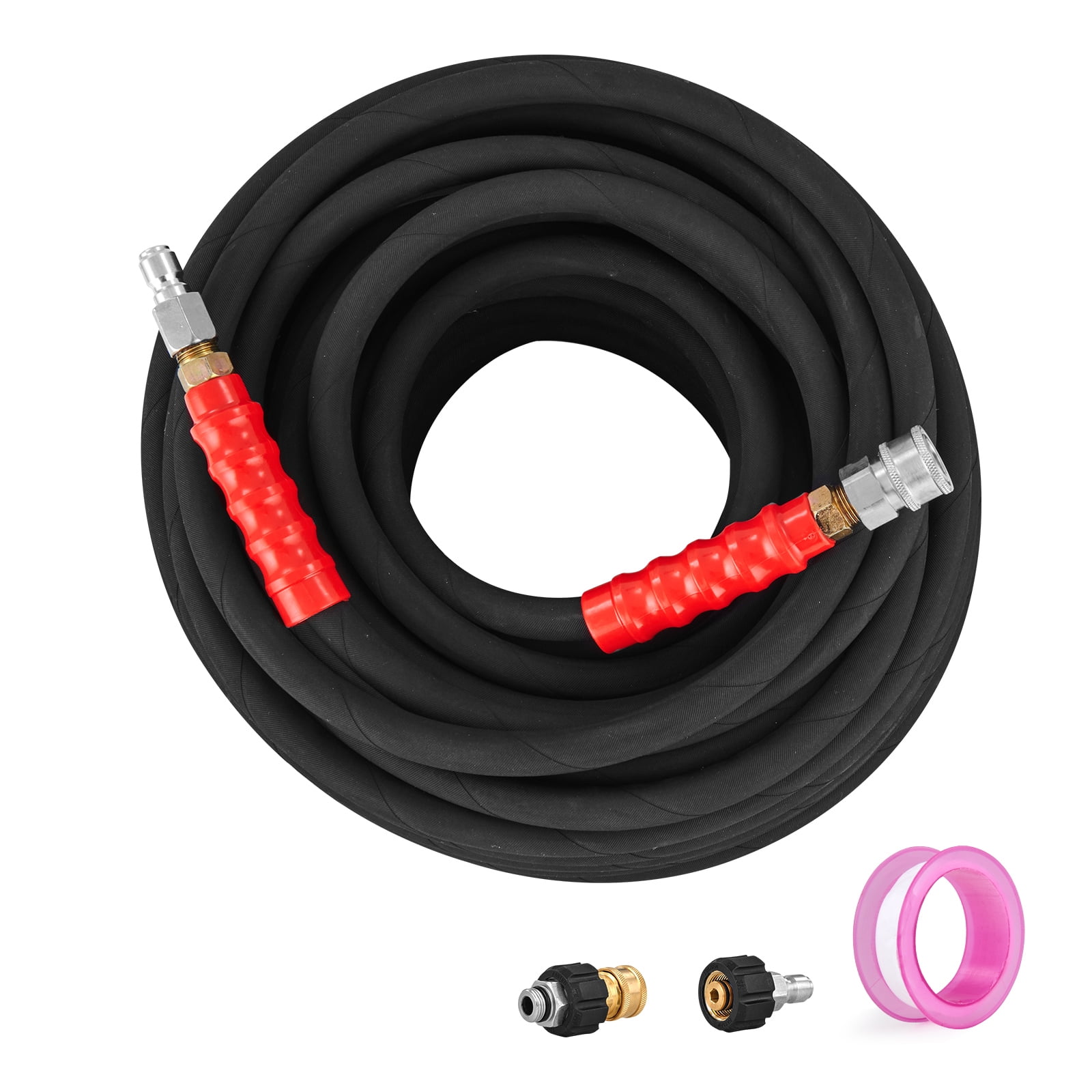 SKYSHALO Pressure Washer Extension Hose, 100FT, Flexible 3/8"-??14.8 ...