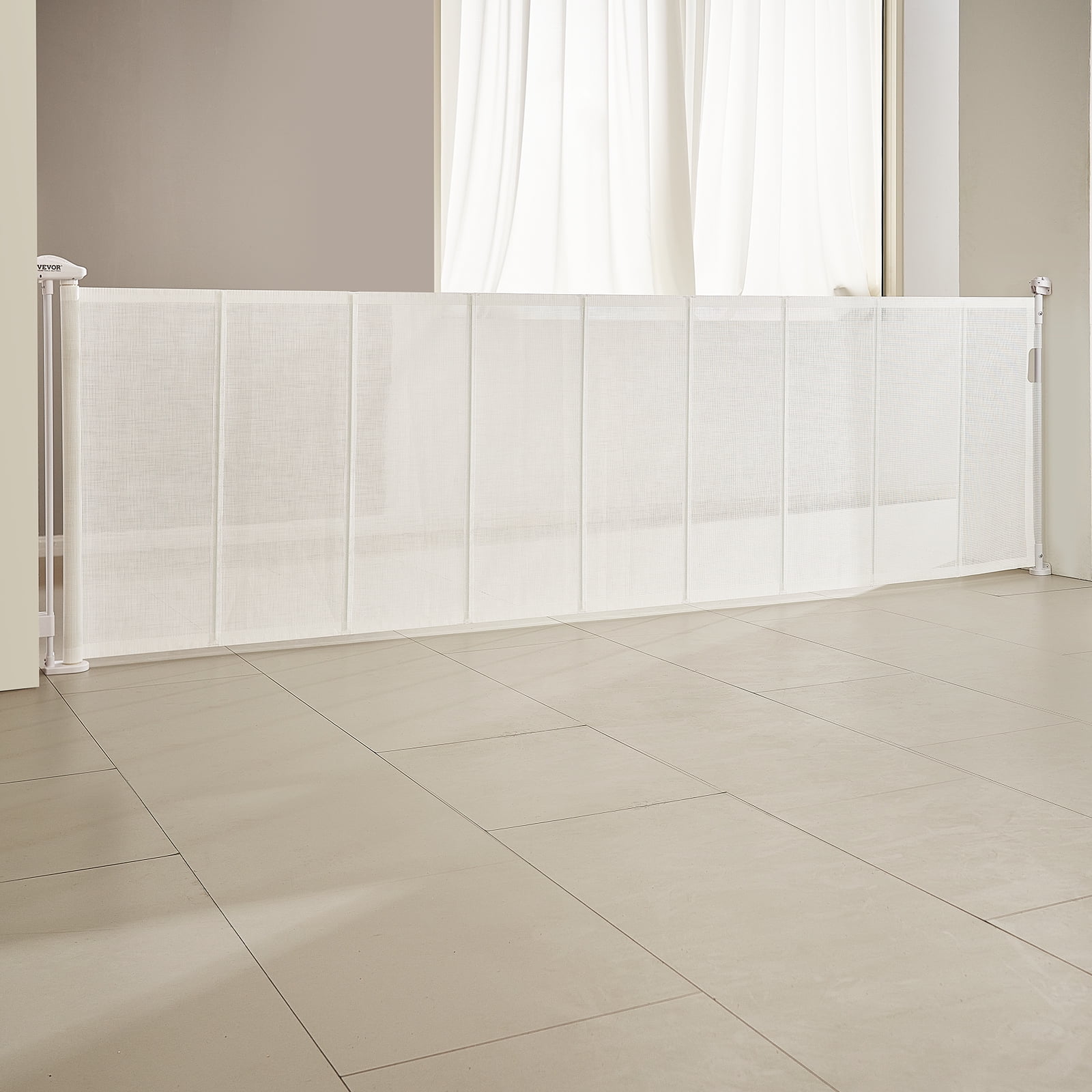 "SKYSHALO Heavy-Duty Collapsible Safety Home Pet Gate, Retractable 34.2 ...