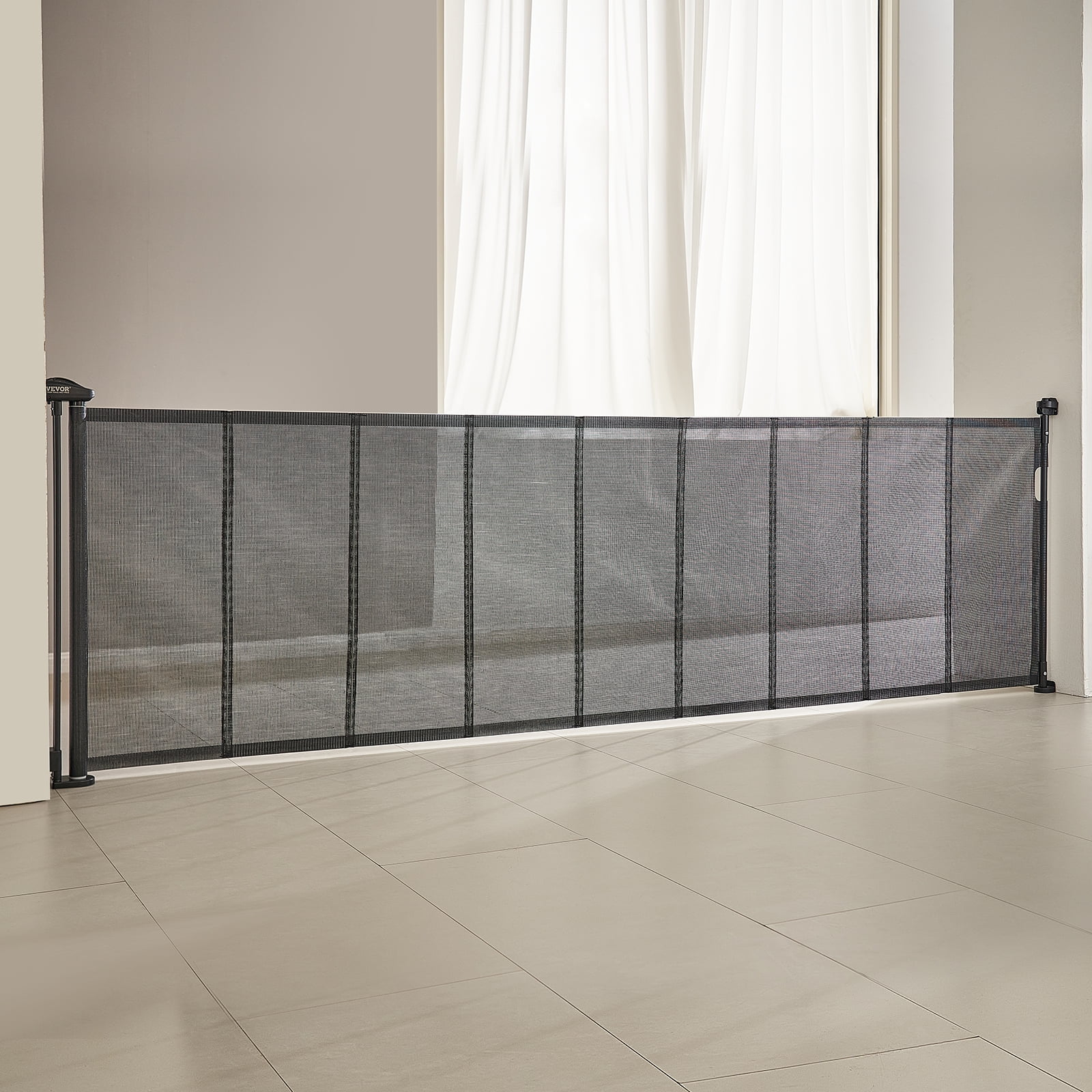 Free Shipping! SKYSHALO Retractable Baby Gate, 34.2" Tall, Extends to ...