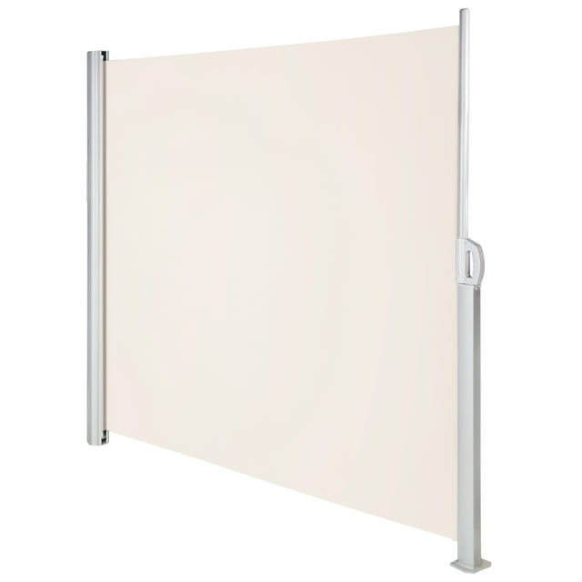 KFFKFF Retractable Side Awning 118" x 71", Retractable Patio Screen ...