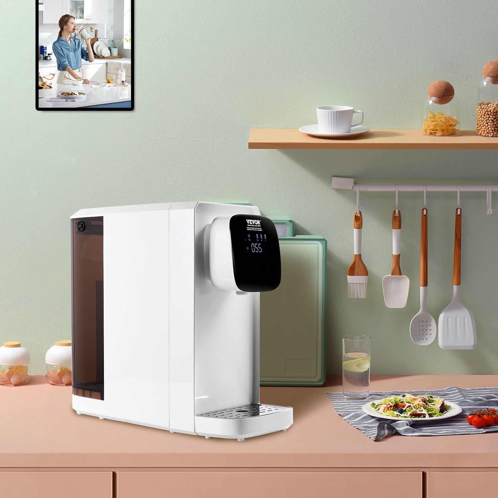 SKYSHALO Reverse Osmosis System Countertop Water Filter 5-Stage ...