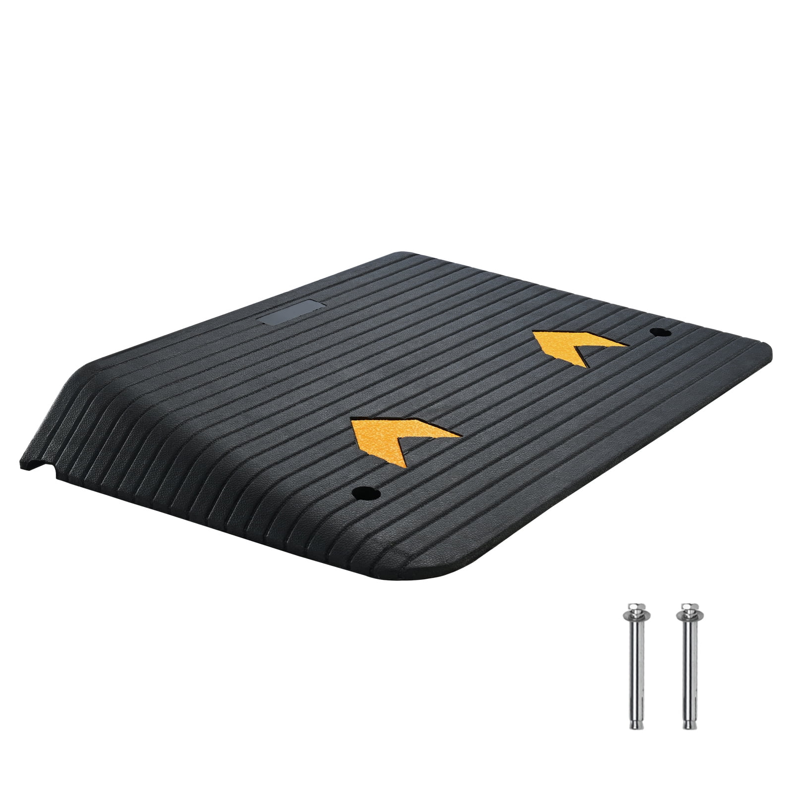 KFFKFF Rubber Threshold Ramp Door Ramp 4" Rise 15 tons Load Rubber Curb ...