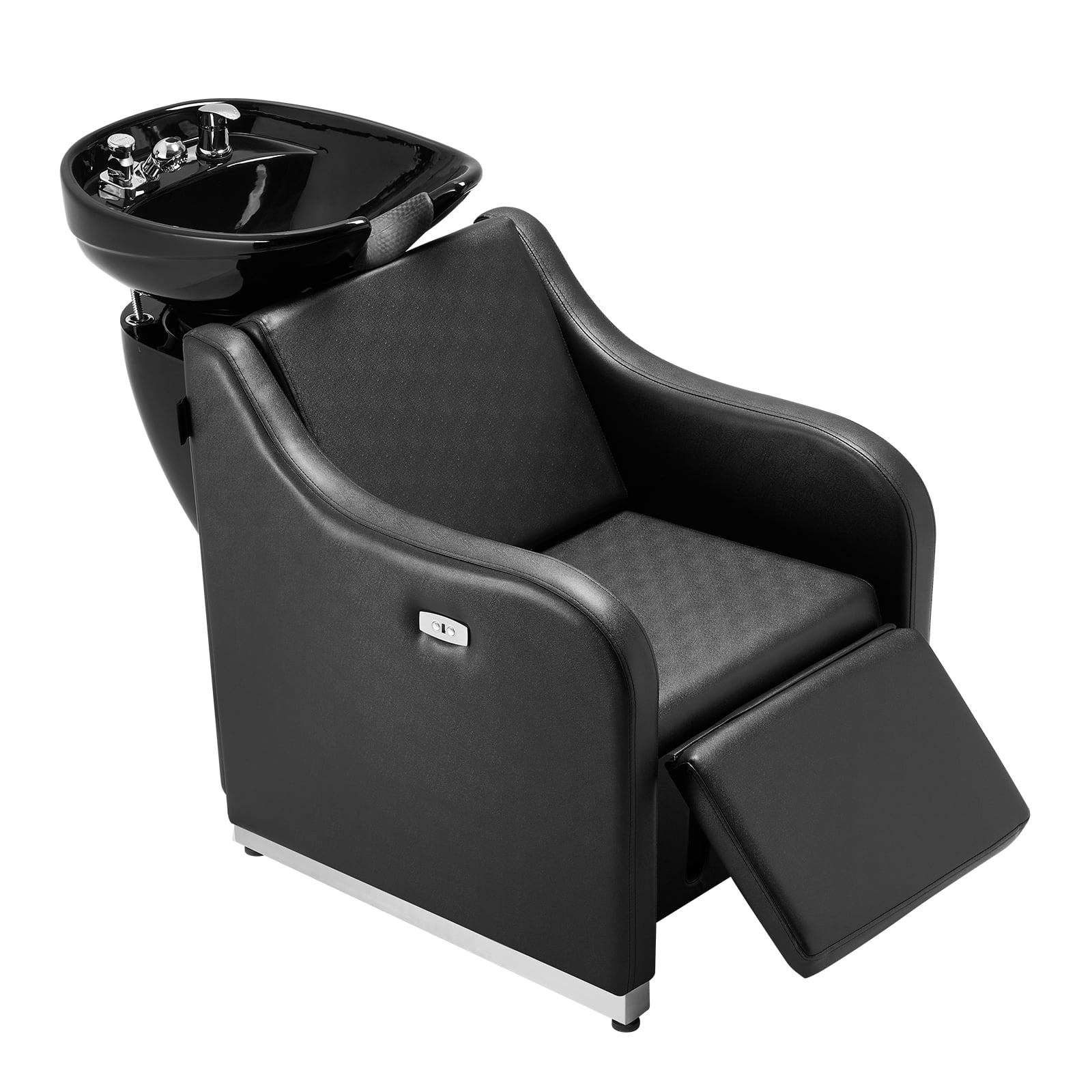 SKYSHALO Salon Wash Chair, Supports up to 661.4LBS, Electric Footrest ...