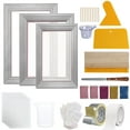 SKYSHALO Screen Printing Kit Silk Screen Printing Frames 6x10/8x12 ...
