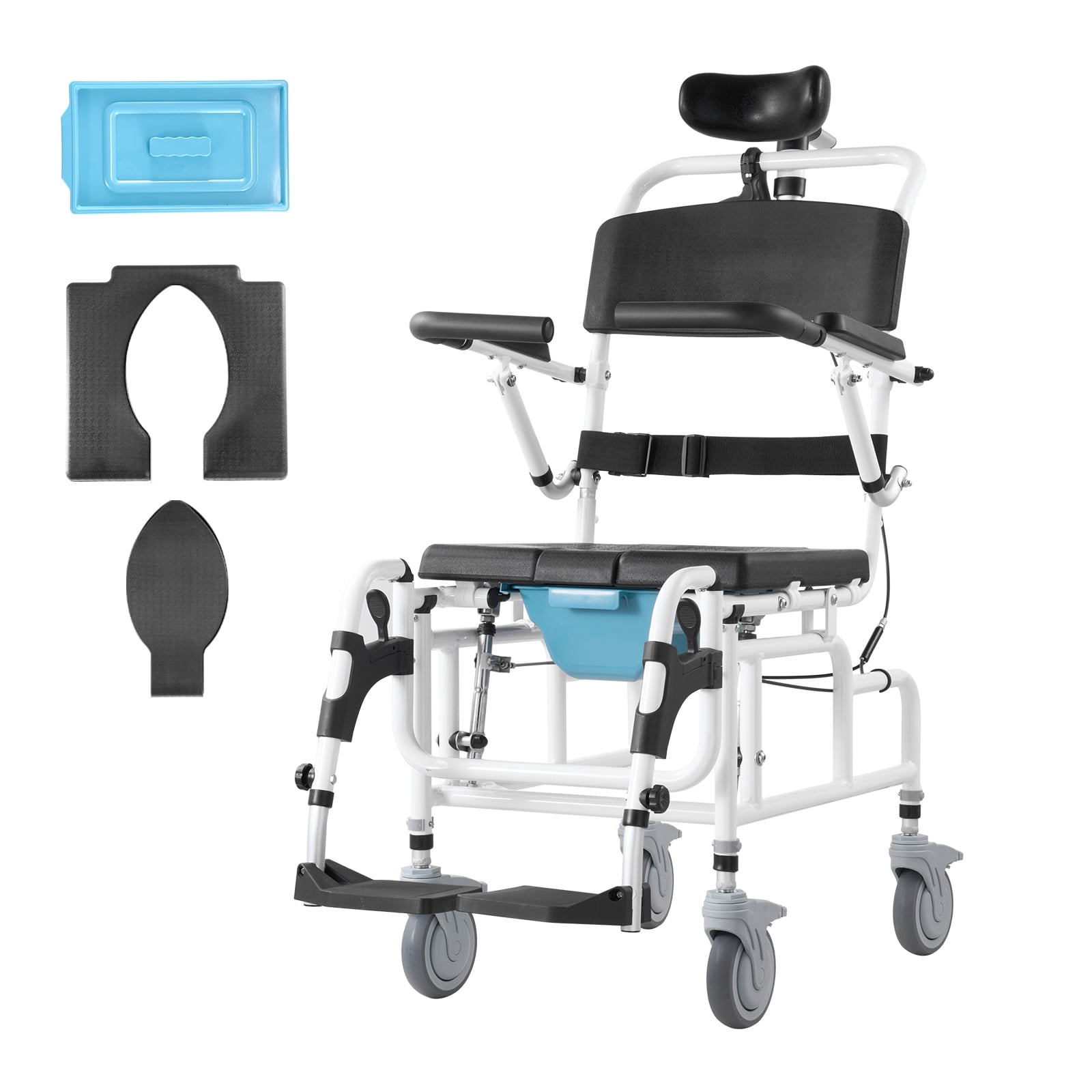 SKYSHALO Shower Chair, 17.5in Wide, Aluminum Alloy, Designed for Use in ...