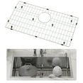 KFFKFF Sink Protector Grid For Kitchen Sink 26""x14"" Stainless Steel ...