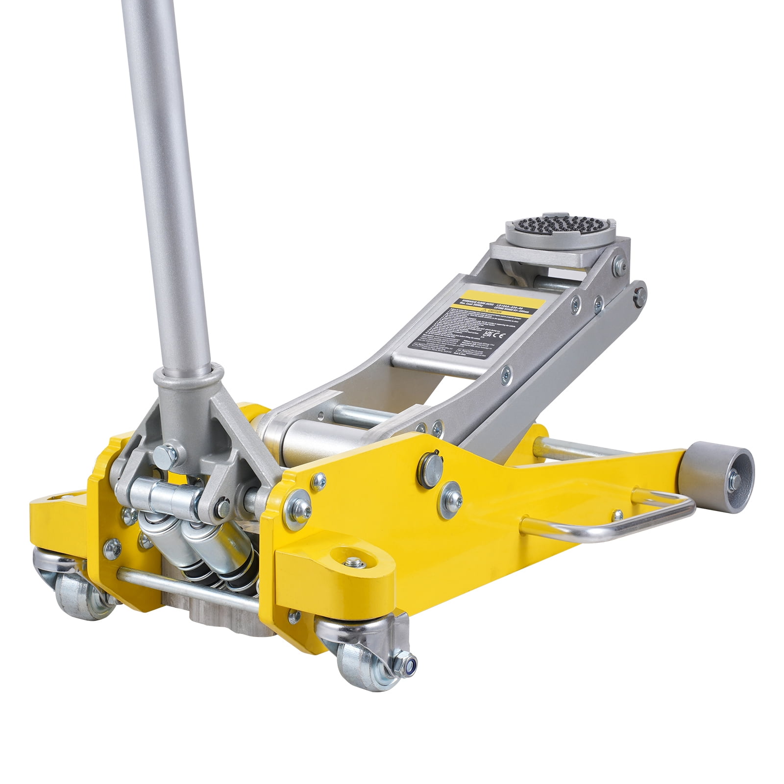 KFFKFF Slim Aluminum Floor Jack, 3 Ton Capacity, Dual Piston Fast Lift ...