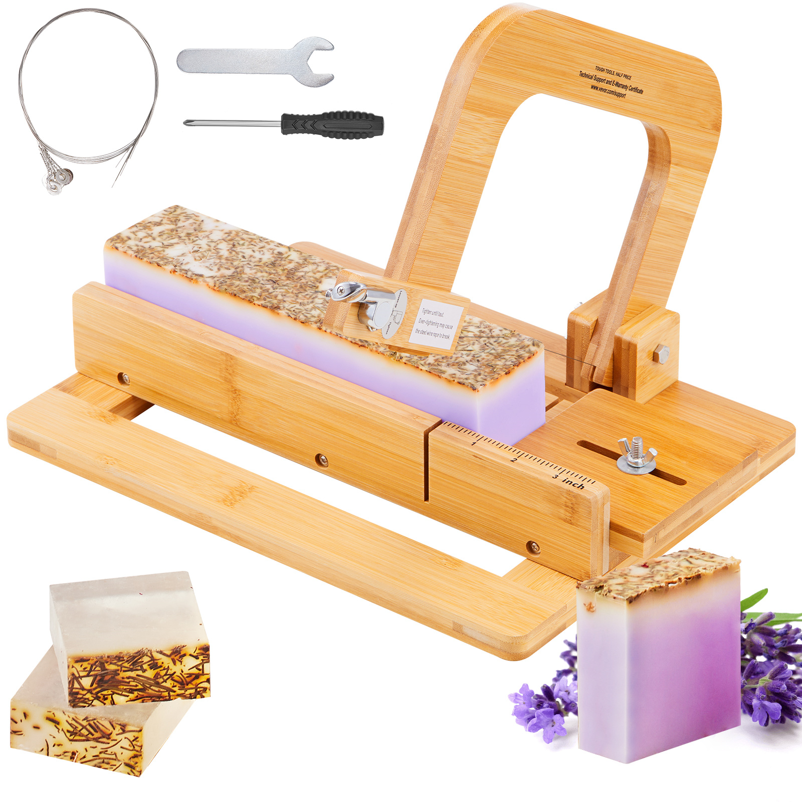 Wooden Soap Cutter Adjustable Wire Slicer Cutting Tool for Handmade ...