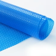 SKYSHALO 15 Ft Round Solar Pool Cover, 420D Oxford, Black, Above Ground ...