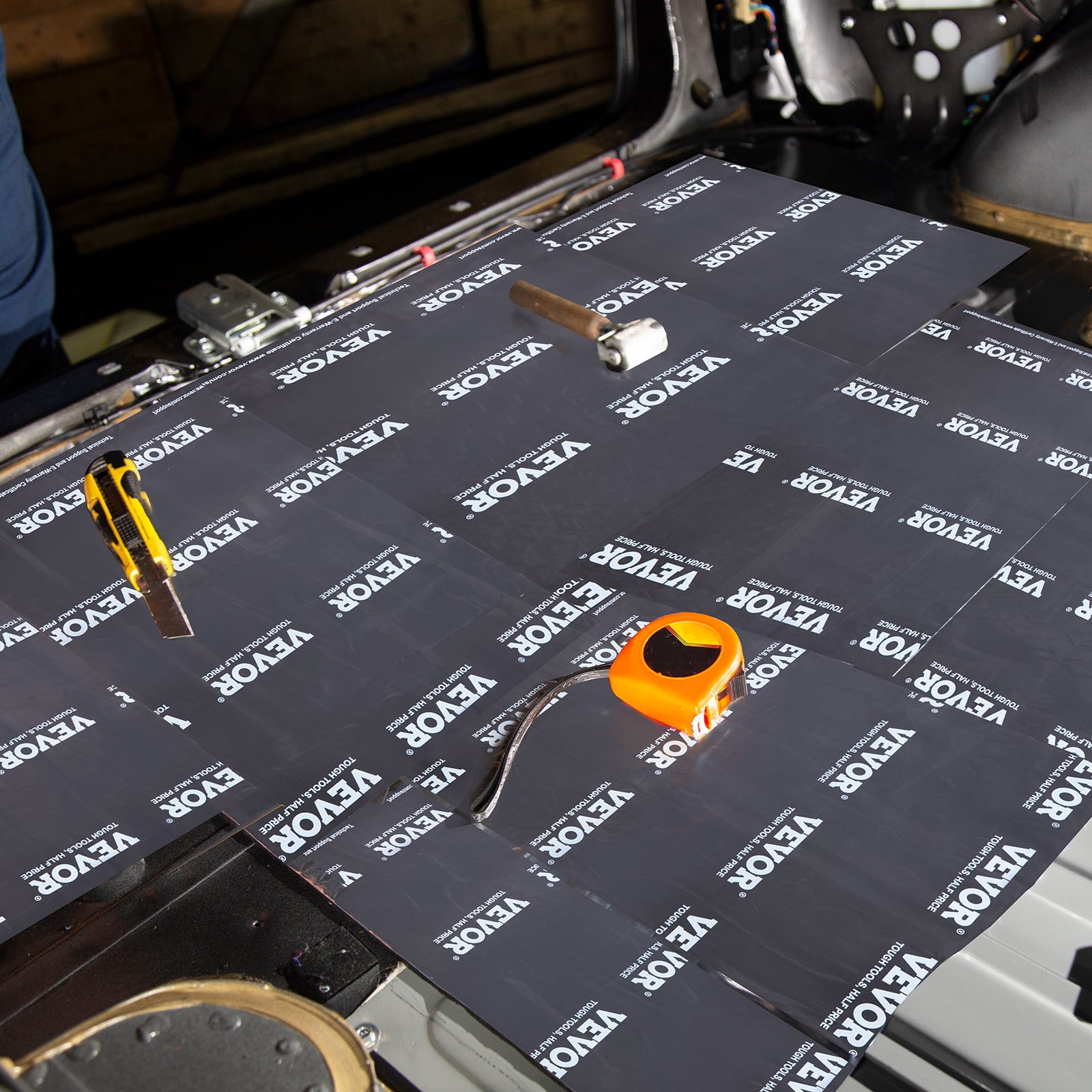 SKYSHALO Sound Absorption Sheet Noise Mass Grabber 25sq.ft (9.8" x 15.4 ...