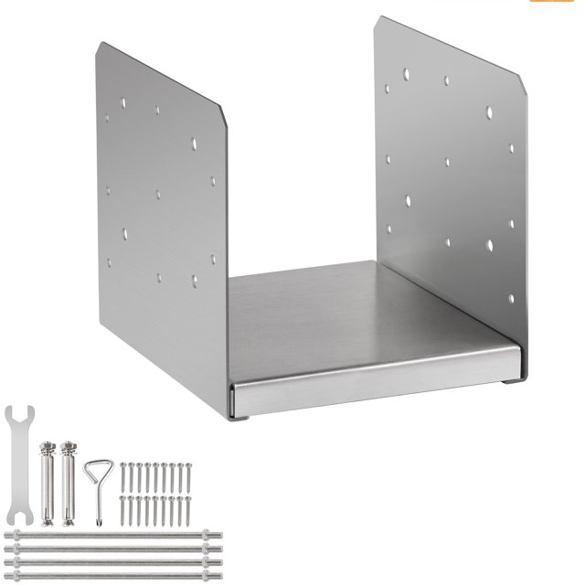 SKYSHALO Standoff Post Base 8x8 inch Adjustable Post Base Post Mender ...