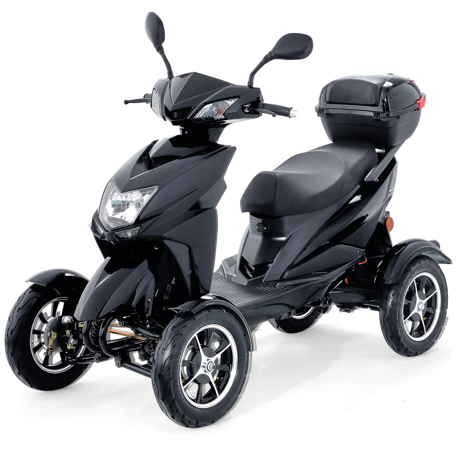 KFFKFF Sturdy 4-Wheel Electric Scooters for Adults & Elderly, 450lbs ...