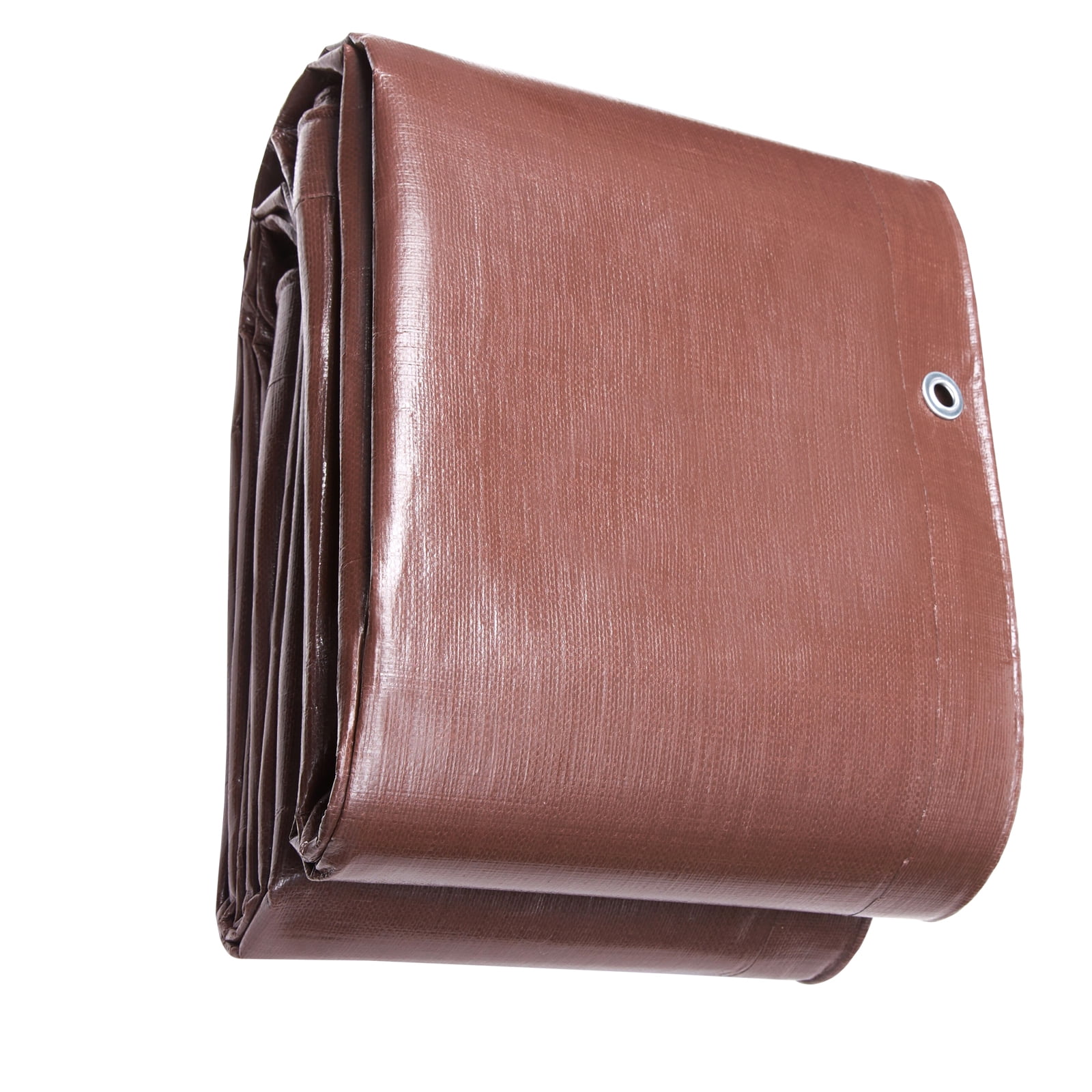 KFFKFF Tarp Heavy Duty Waterproof 12 x 20 ft 16 Mil Plastic Poly Tear ...