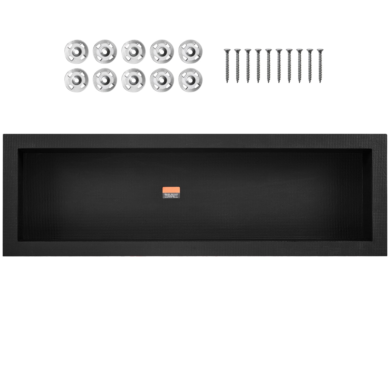 SKYSHALO Tile-Ready Shower Niche, 16" x 50", Single Shelf, Square ...