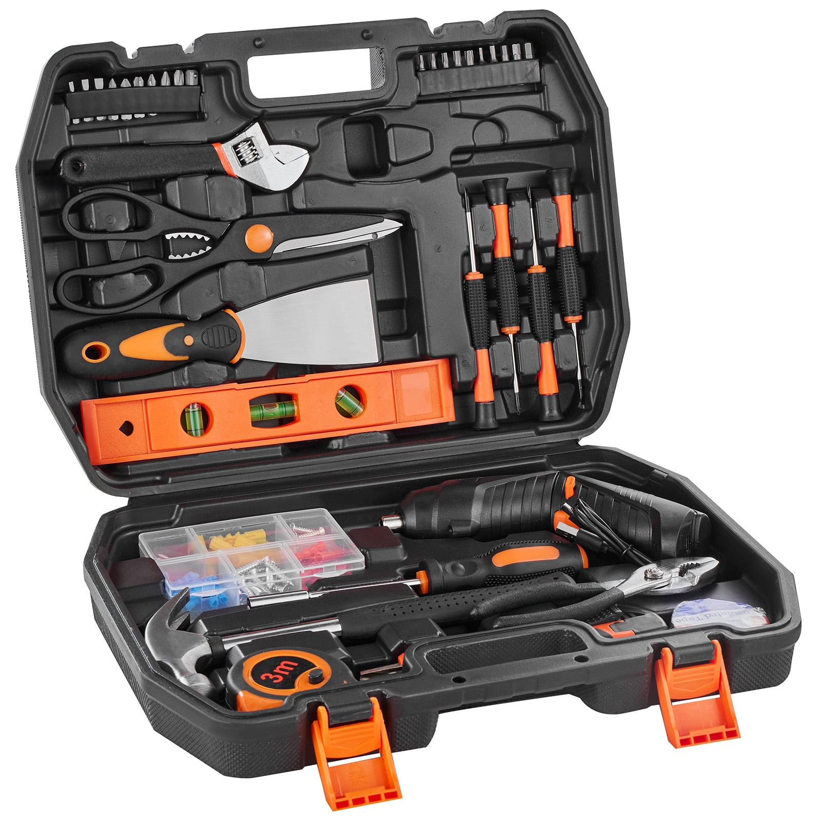 KFFKFF Tool Collection, 96-Piece Home Repair Hand Tools, Includes ...
