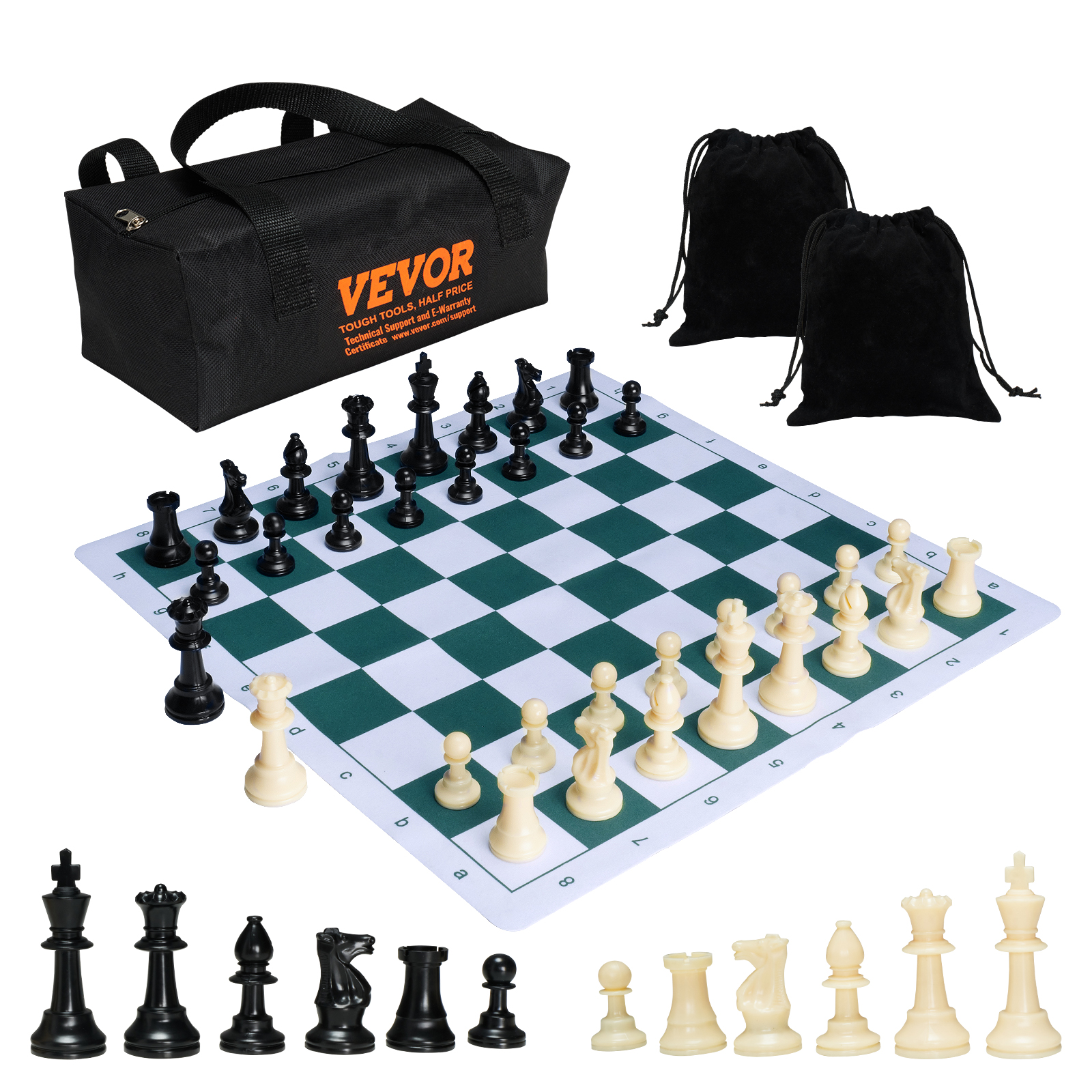 Solid Oak 20 inch Double Sided Marble Board Game Hand Painted - Walmart.com