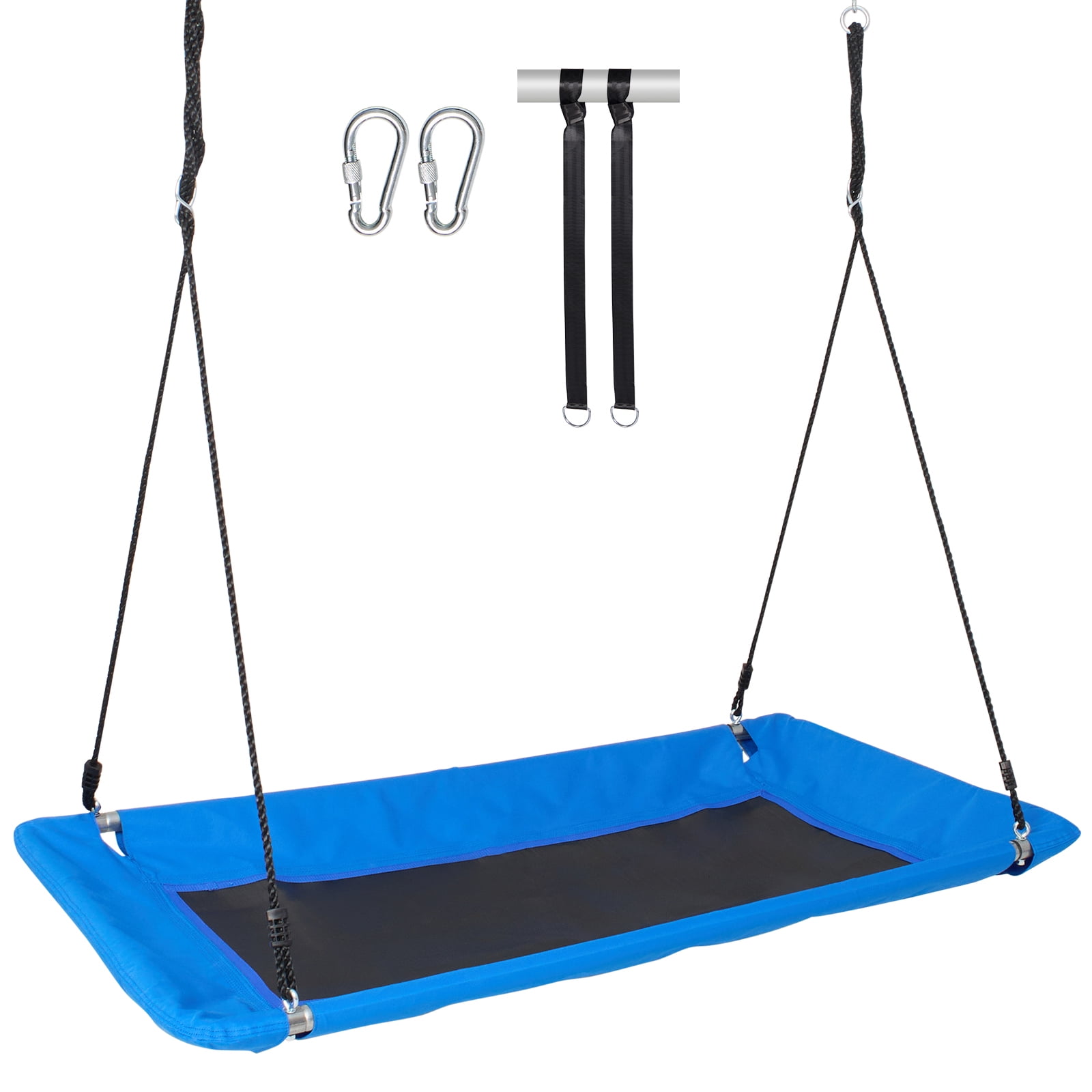 KFFKFF Tree Swing, 60" Wide Platform for Both Kids & Adults, Supports ...
