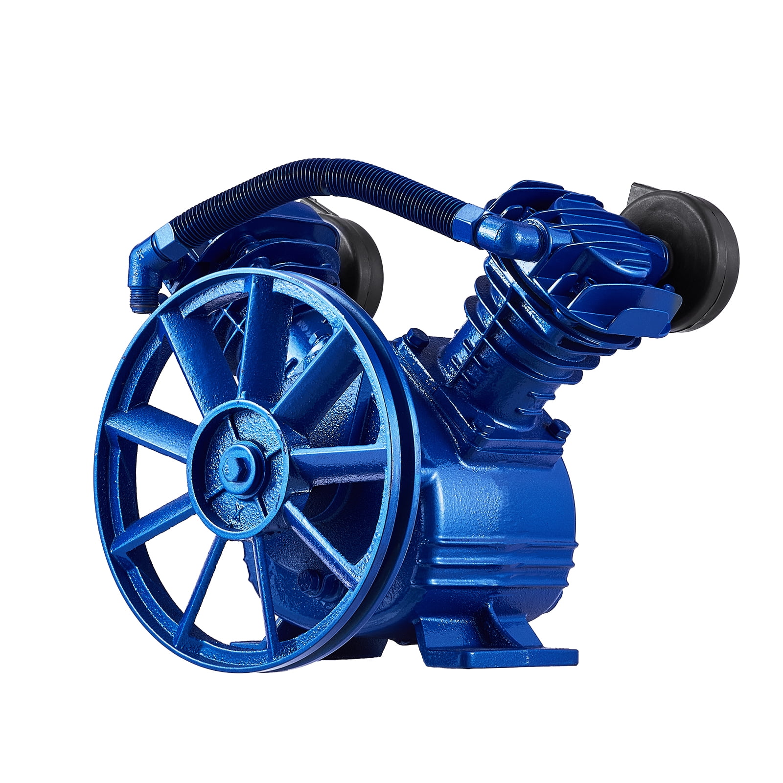 KFFKFF Air Compressor Pump Head, 3HP, 6.25CFM @ 90PSI, Oil-Lubricated ...
