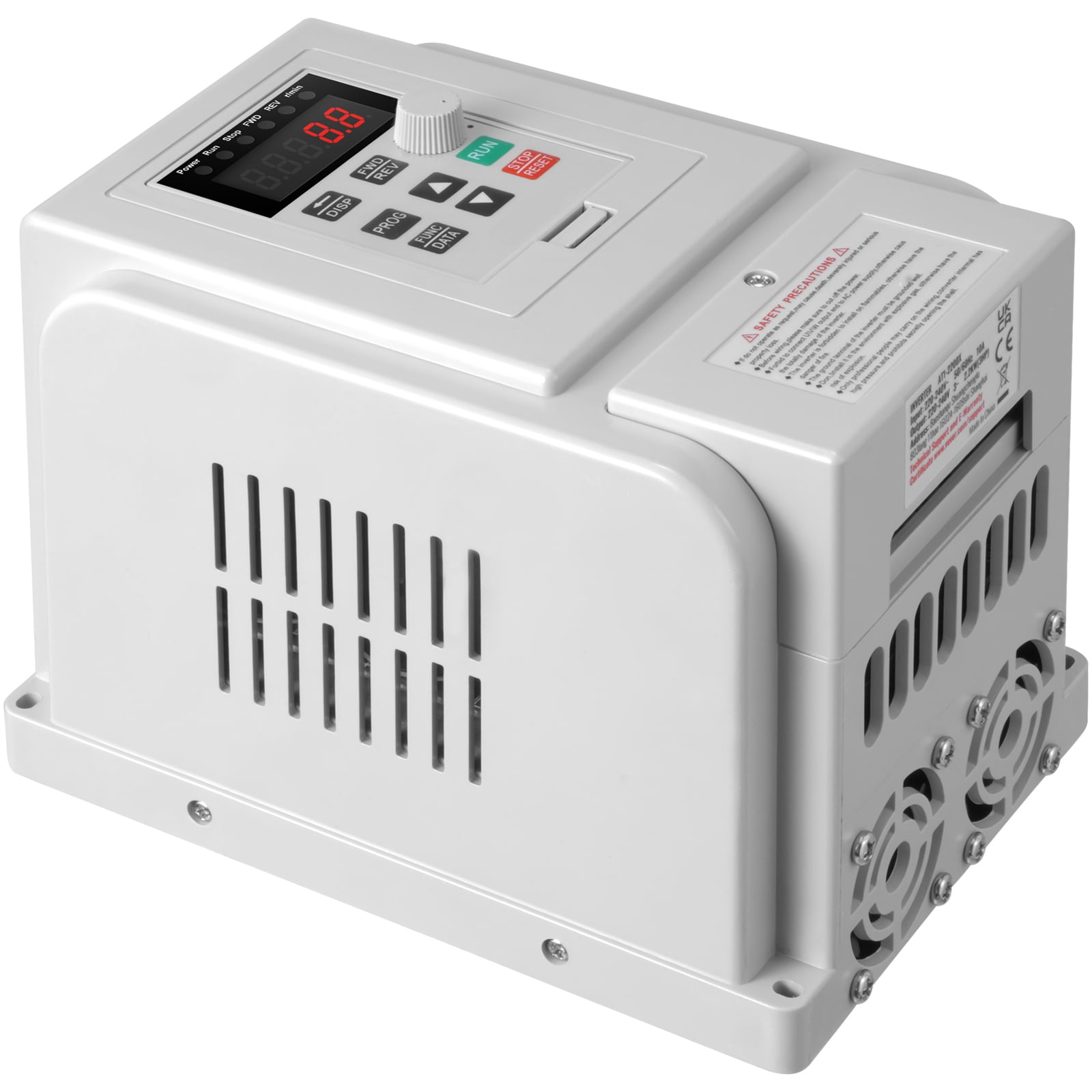 SKYSHALO VFD 2.2KW 10A 3HP Variable Frequency Drive for 3-Phase Motor ...