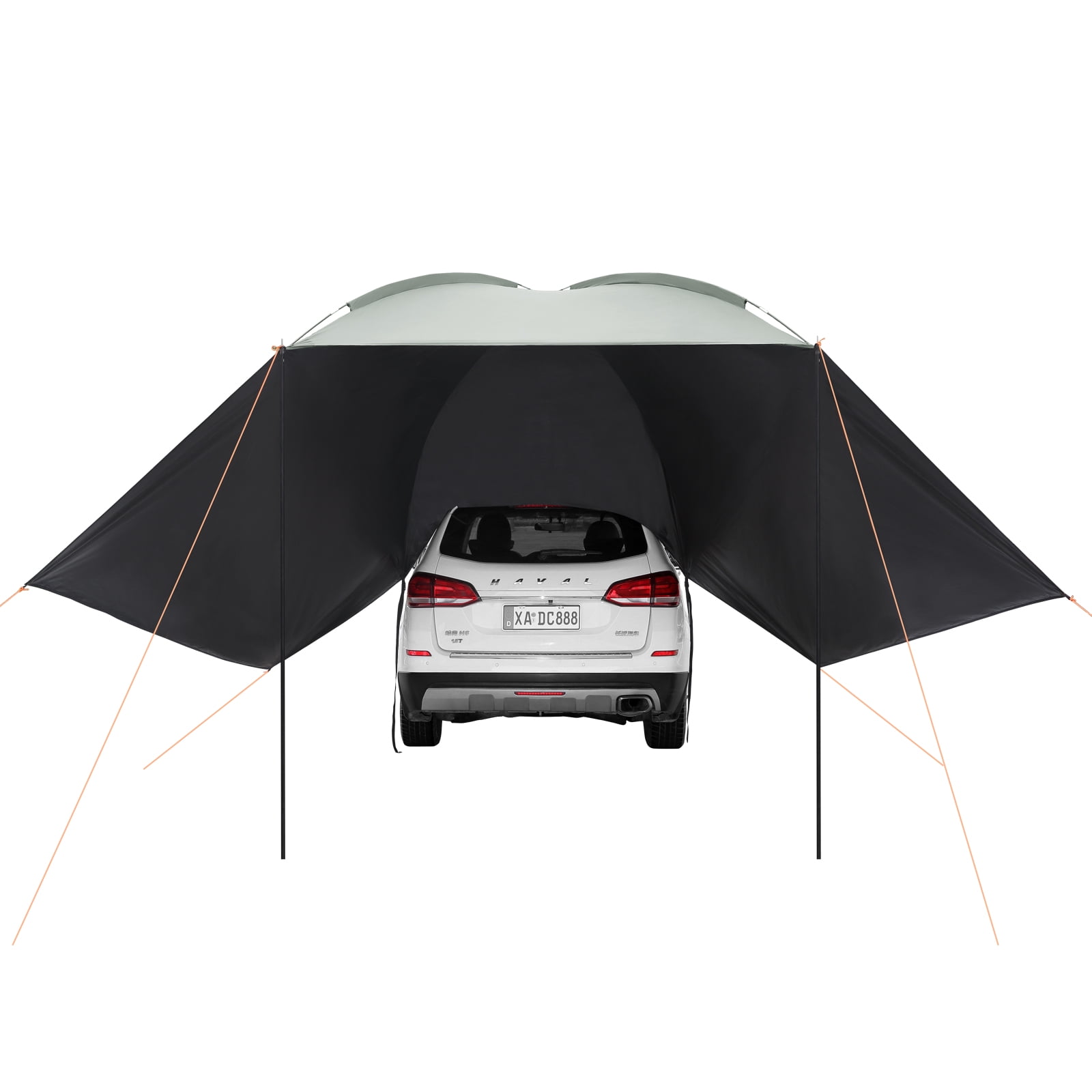 KFFKFF Vehicle Awning 10' x 7' Shade Coverage Car Side Awning PU2000 mm ...